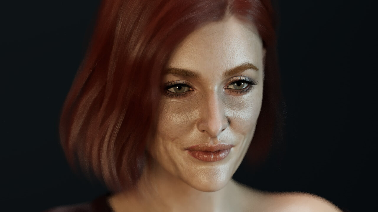 Julienne Anders - 3D Model by RKstudio