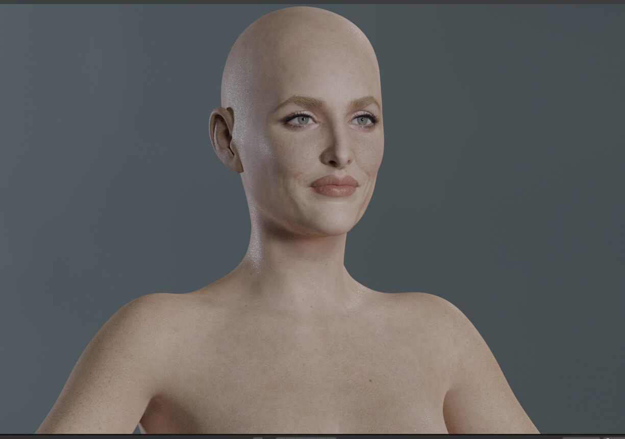 Julienne Anders - 3D Model by RKstudio