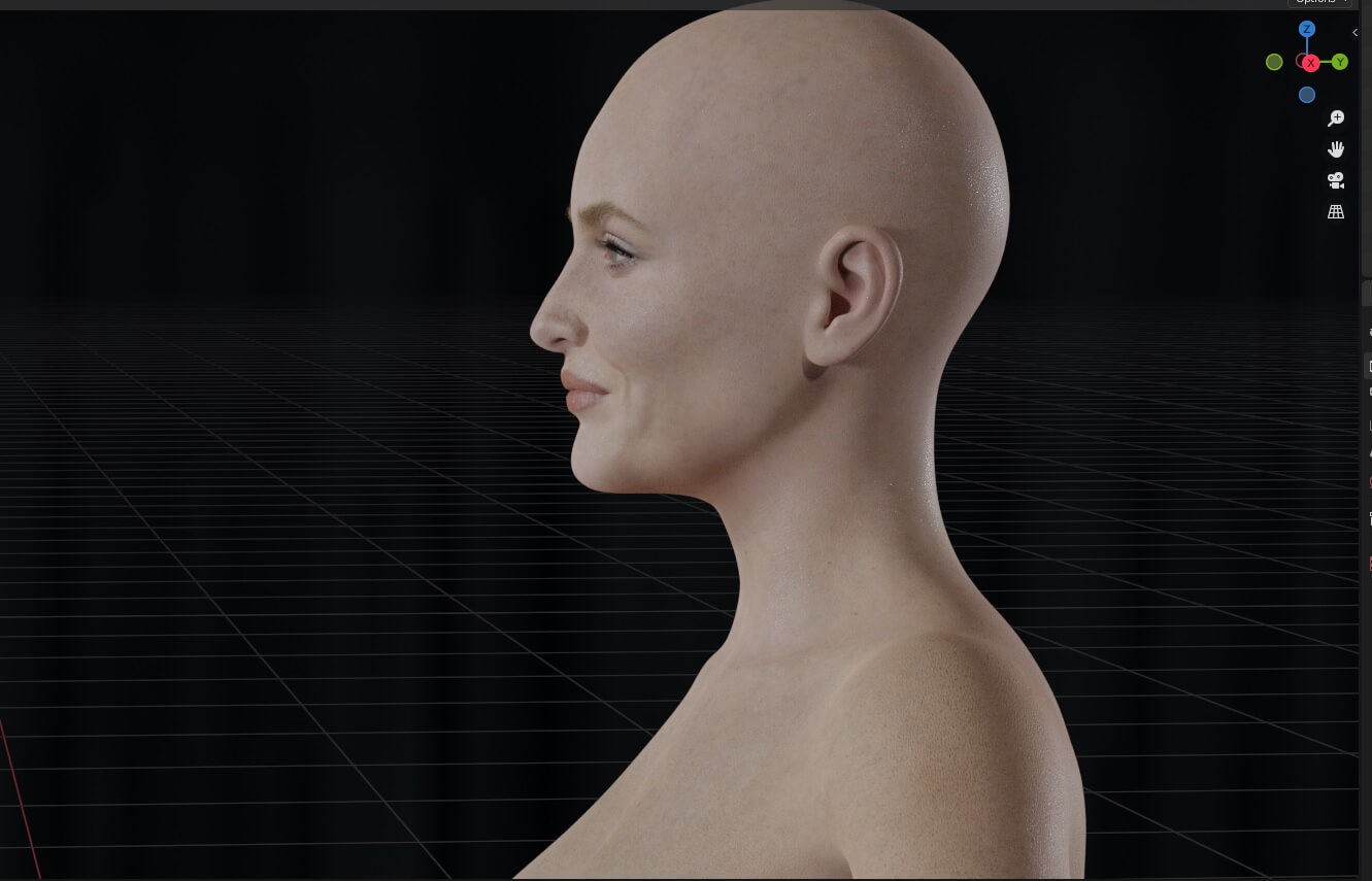 Julienne Anders - 3D Model by RKstudio