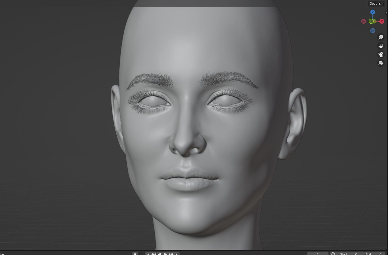 Julienne Anders - 3D Model by RKstudio