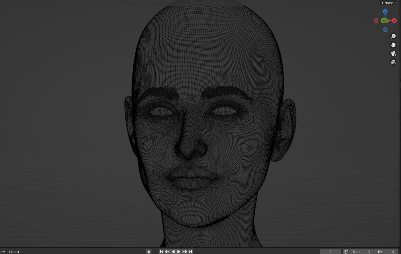 Julienne Anders - 3D Model by RKstudio