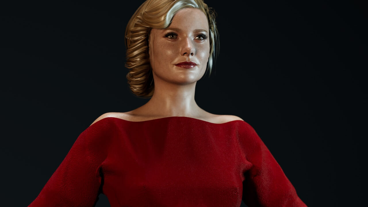 Gwenyth Parloe - 3D Model by RKstudio