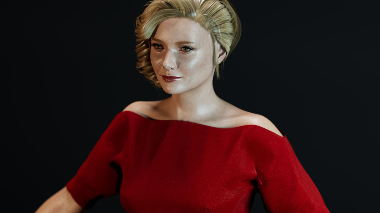 Gwenyth Parloe - 3D Model by RKstudio