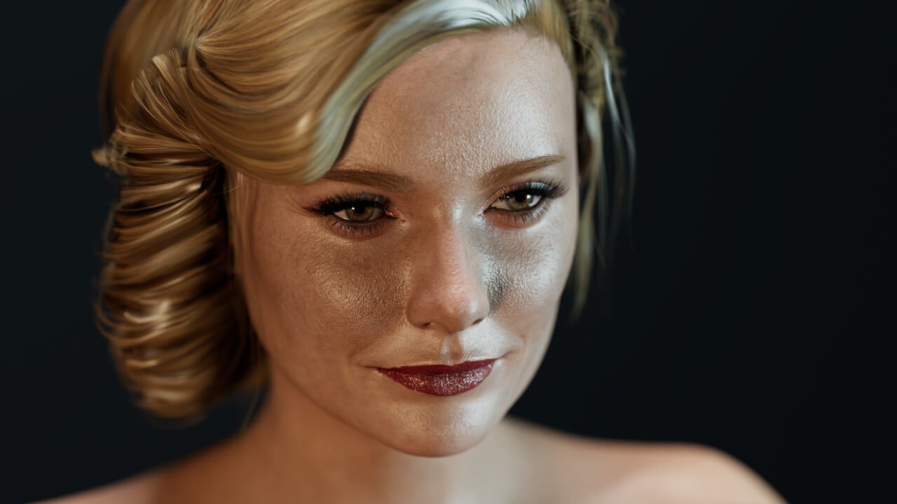 Gwenyth Parloe - 3D Model by RKstudio