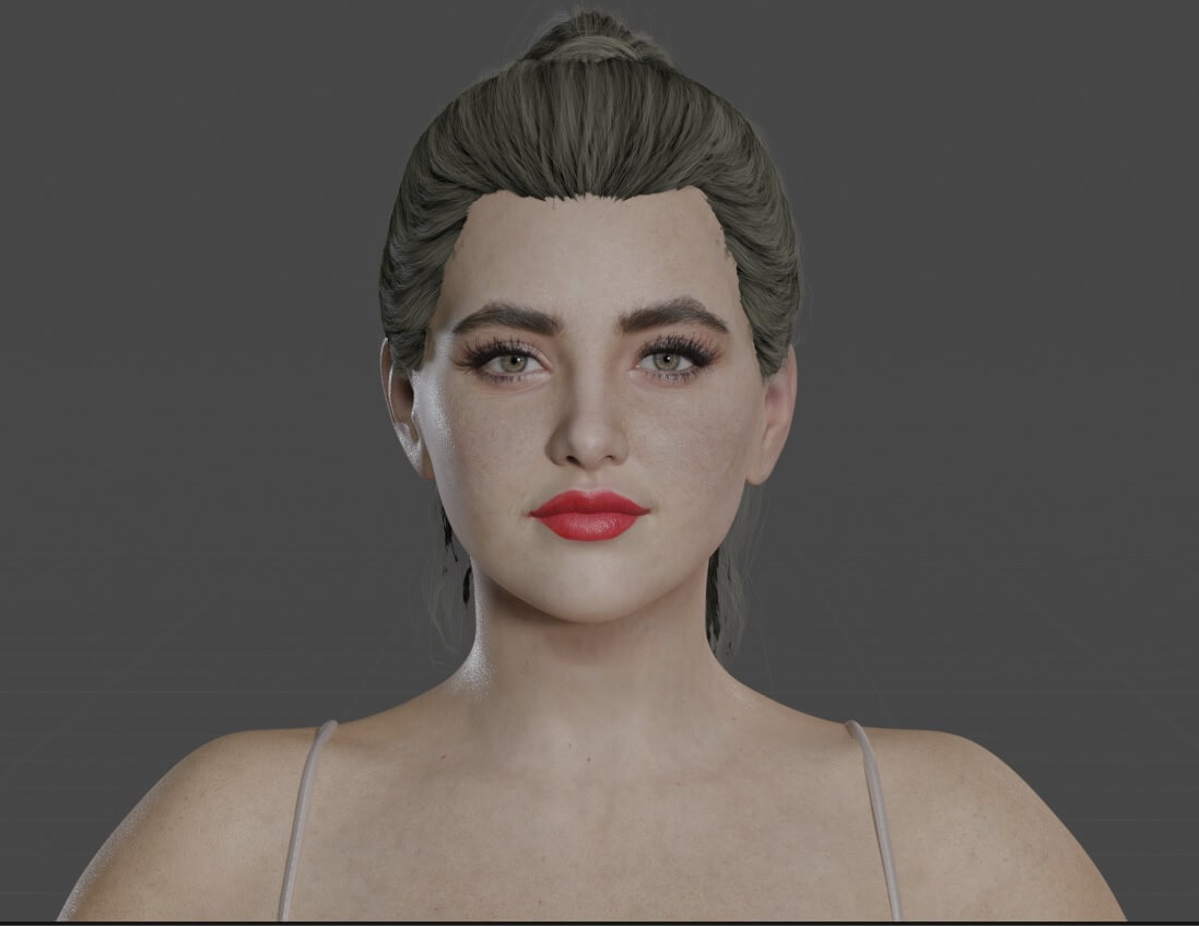 Kathrina Newman - 3D Model by RKstudio