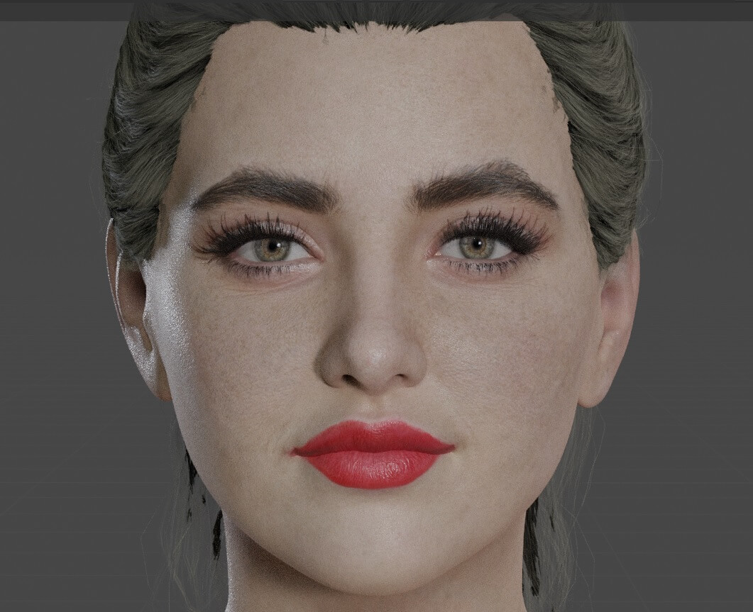 Kathrina Newman - 3D Model by RKstudio