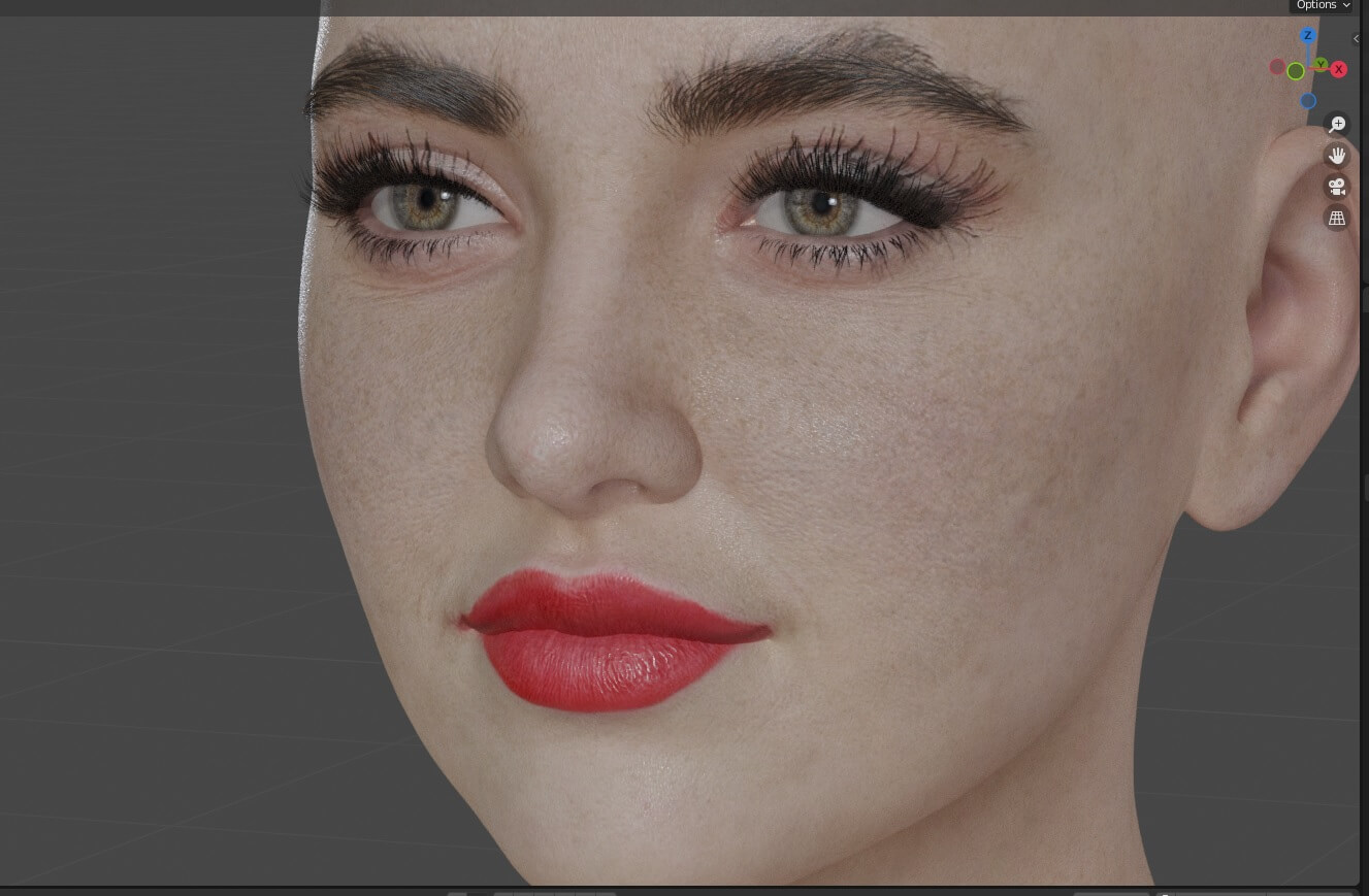 Kathrina Newman - 3D Model by RKstudio