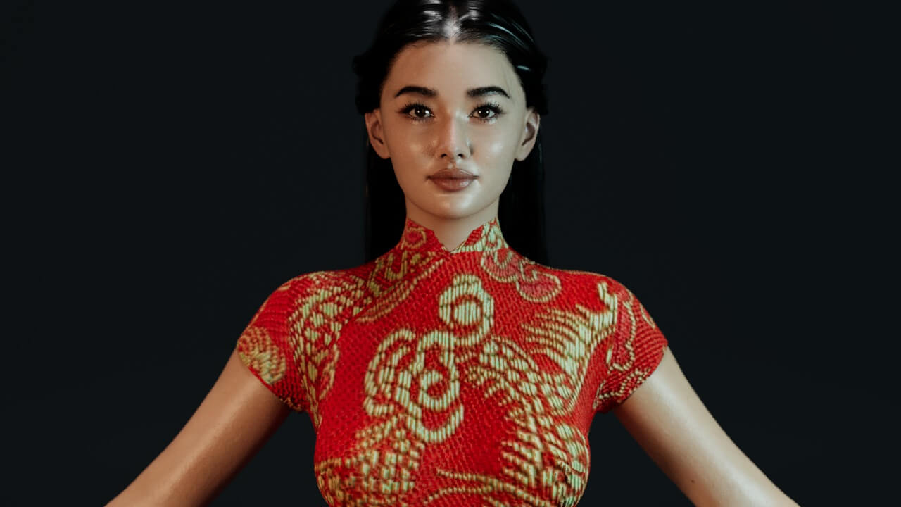 Lia Queen Model by RKstudio