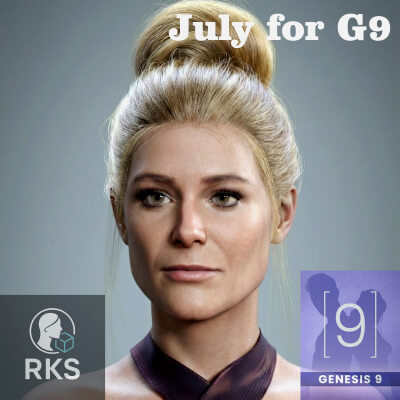 RKS July for Genesis 9 - Daz Content by RKstudio