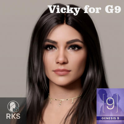 RKS Vicky for Genesis 9 - Daz Content by RKstudio