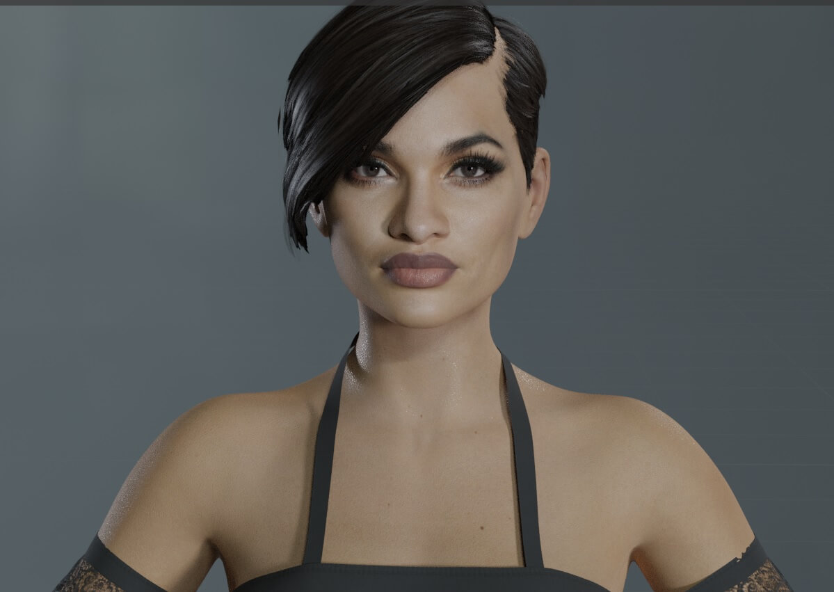 Rosaria D Model by RKstudio