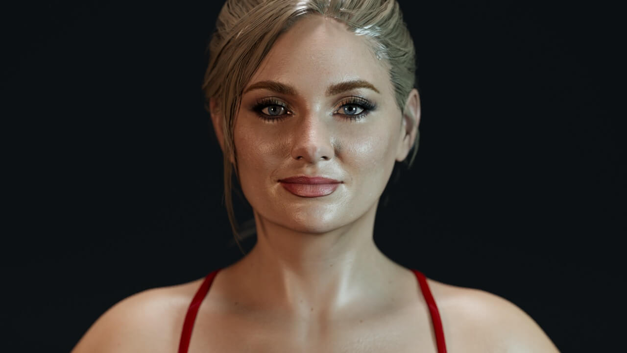 Sophia Stark - 3D Model by RKstudio