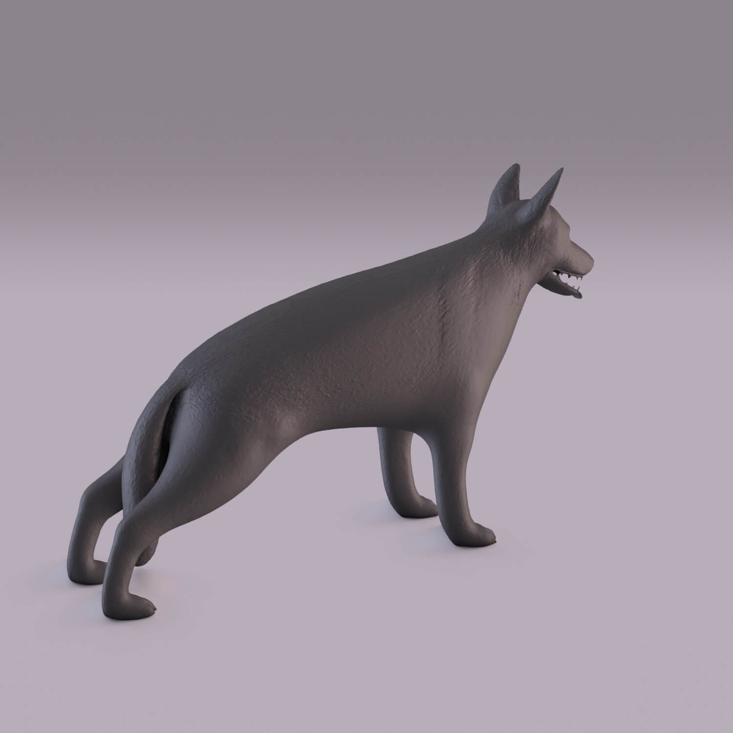German Shepherd - 3D Model by rmilushev