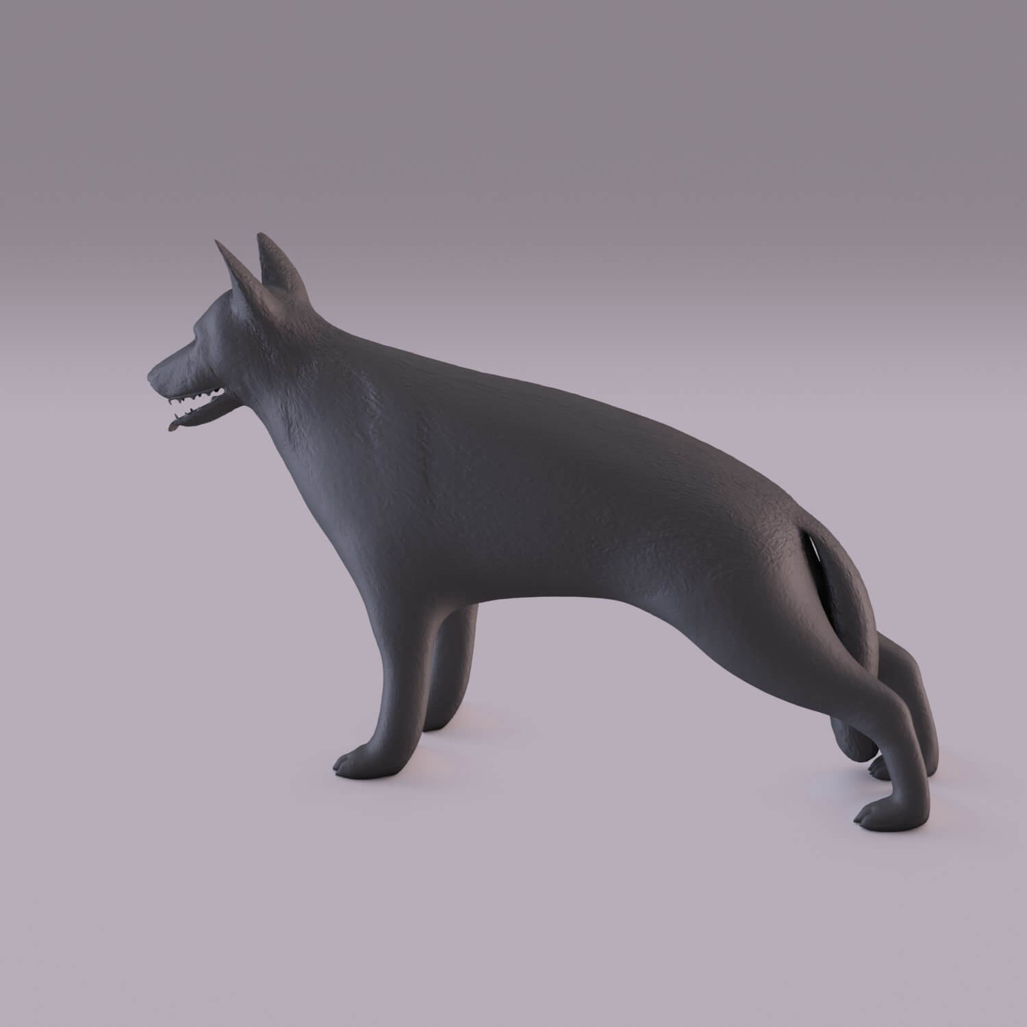 German Shepherd - 3D Model by rmilushev
