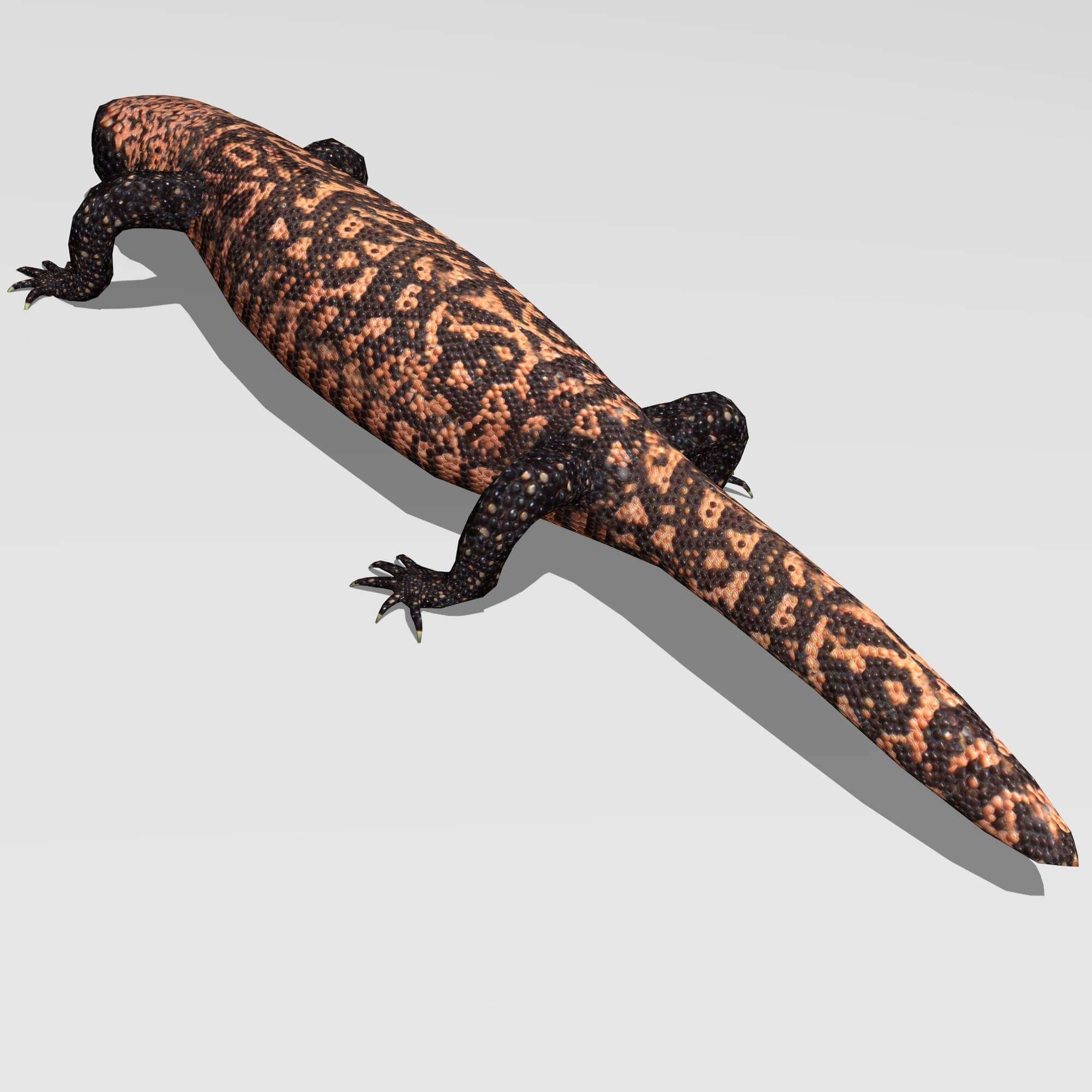 Gila Monster - 3D Model by rmilushev