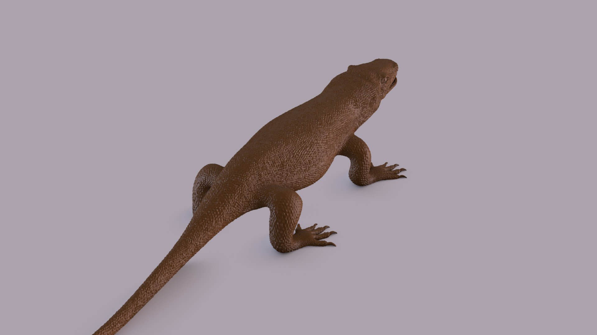 Komodo Dragon - 3D Model by rmilushev
