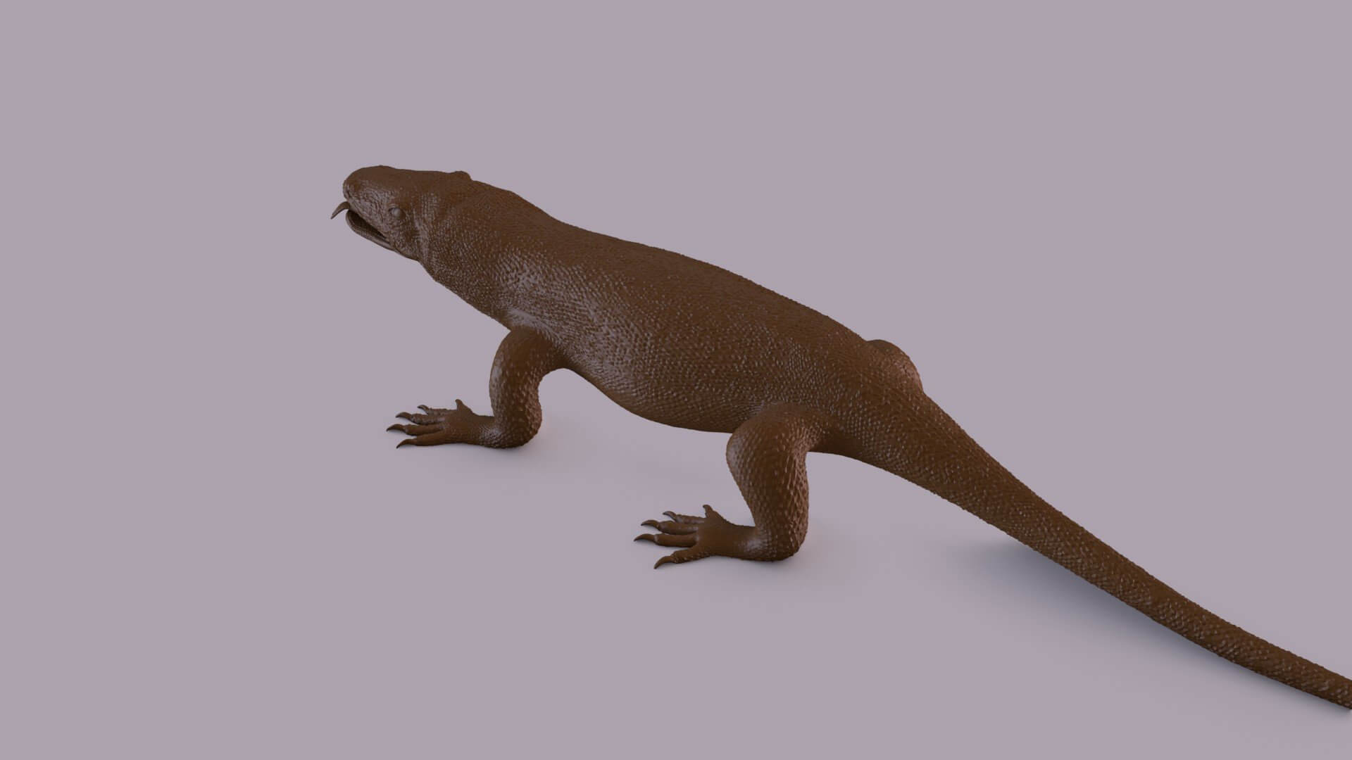 Komodo Dragon - 3D Model by rmilushev