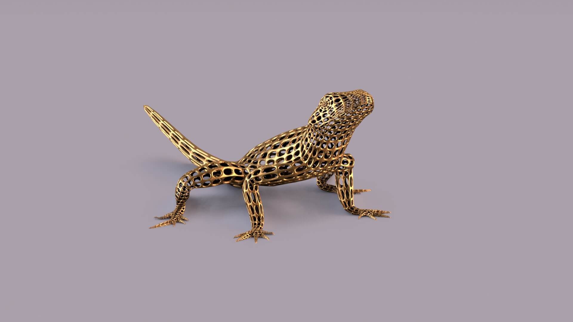 Lizard - 3D Model by rmilushev