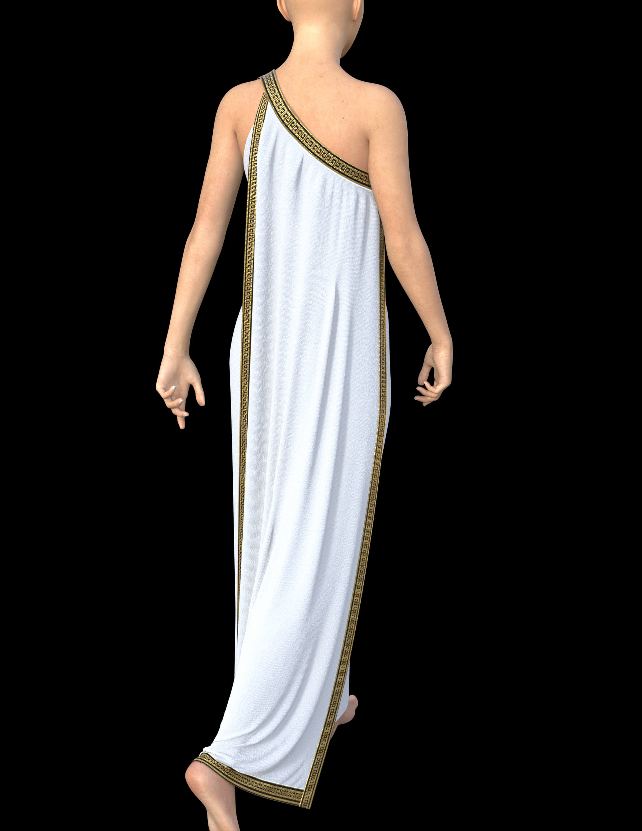Ancient Greek Dress With Cape for Genesis 8 Female - Daz Content by RN95