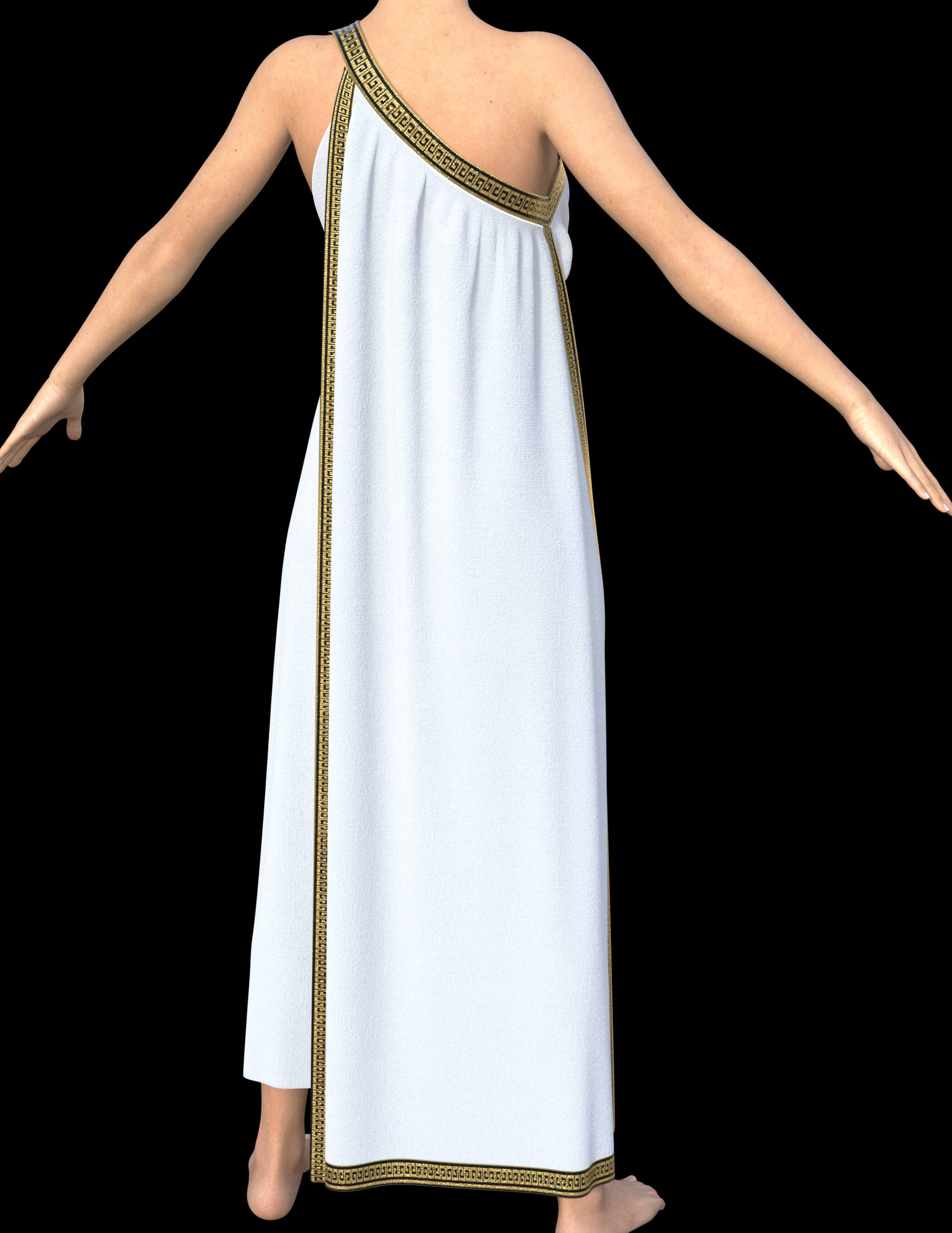 Ancient Greek Dress With Cape for Genesis 8 Female - Daz Content by RN95