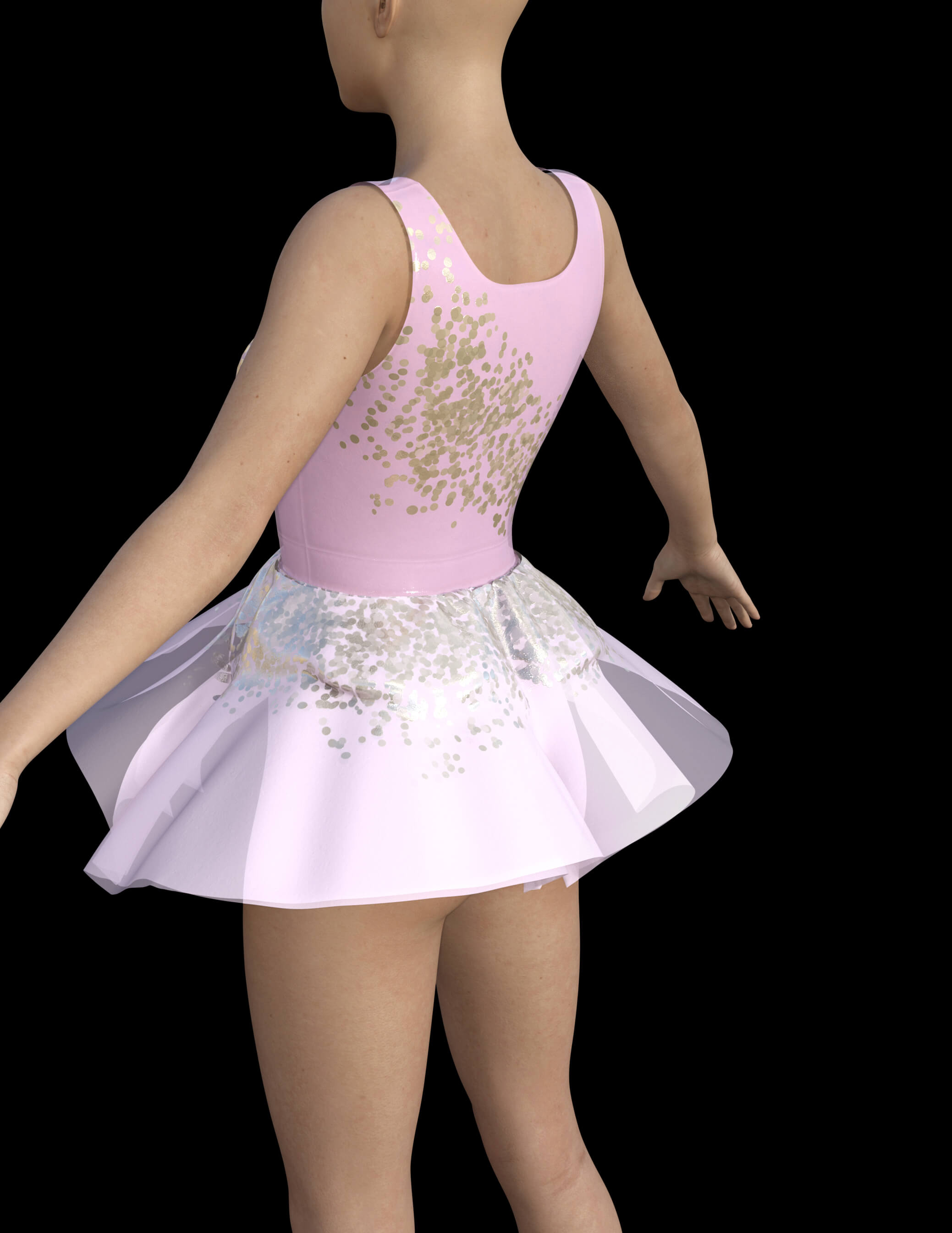 Ballerina Outfit for Genesis 8 Female - Free Daz Content by RN95