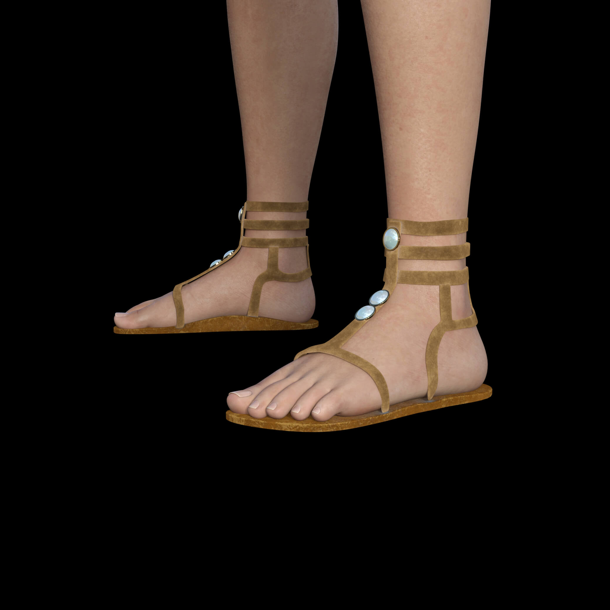 Beach Sandals for Genesis 8 Female - Daz Content by RN95