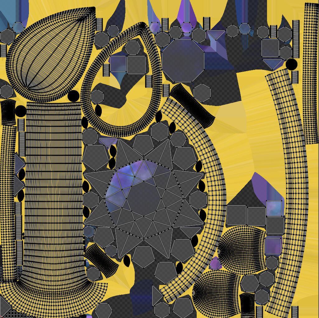 Collection of 6 Different Belly Piercing Blender Native - 3D Model by RN95