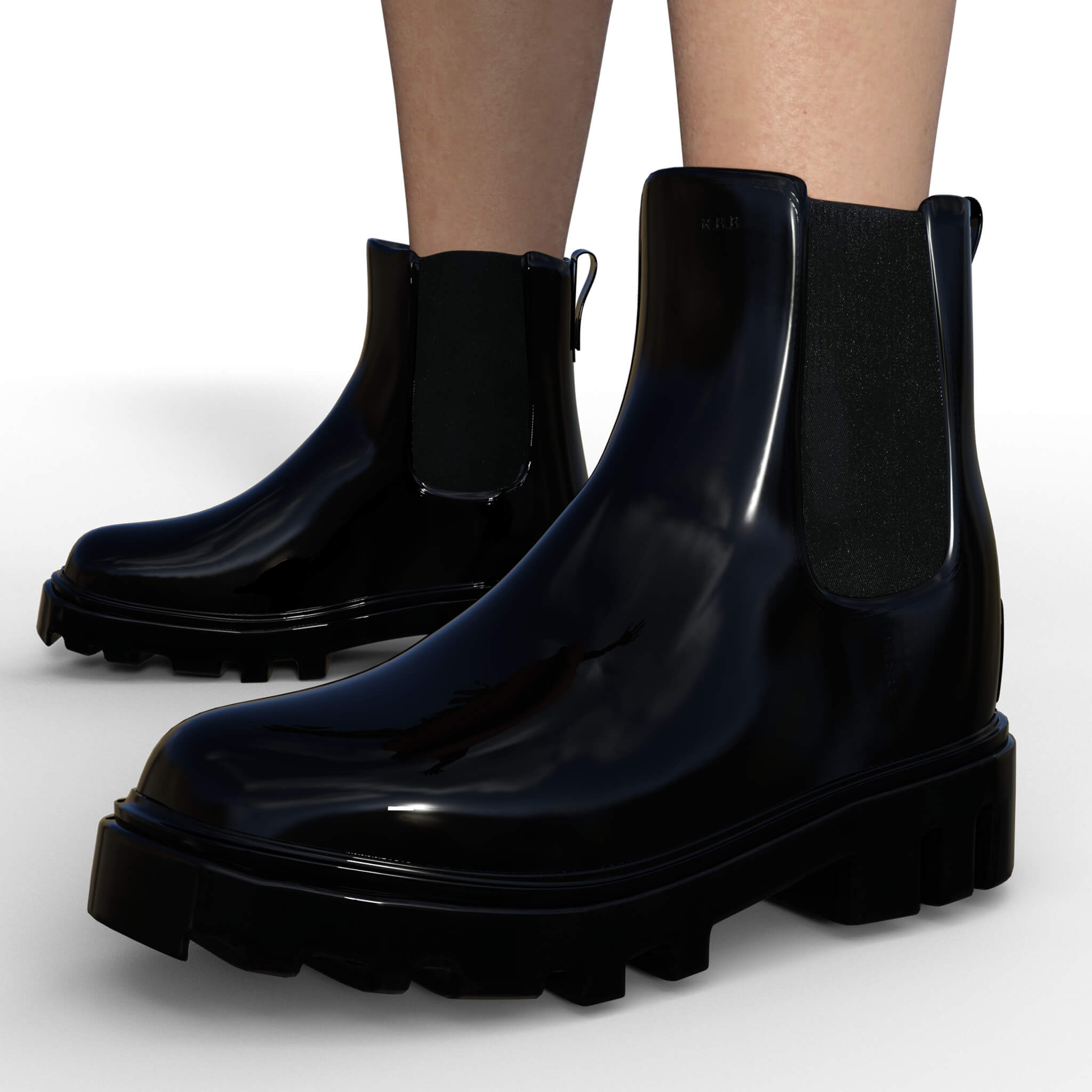 Black Leather Boots for Genesis 8 Female - Daz Content by RN95