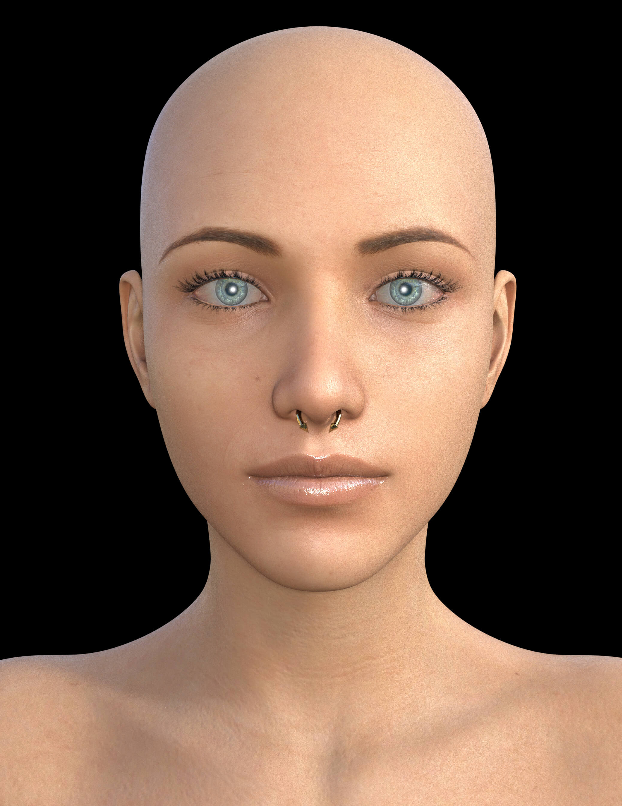 Cone Septum in Gold and Silver for Genesis 8 Female - Daz Content by RN95