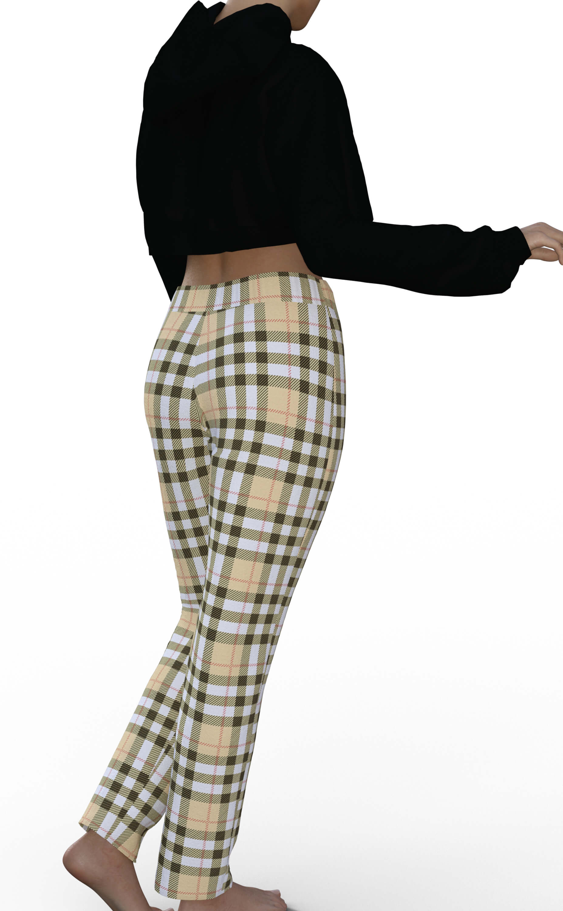 Cozzy Pants With Short Hoodie for Genesis 8 Female - Daz Content by RN95