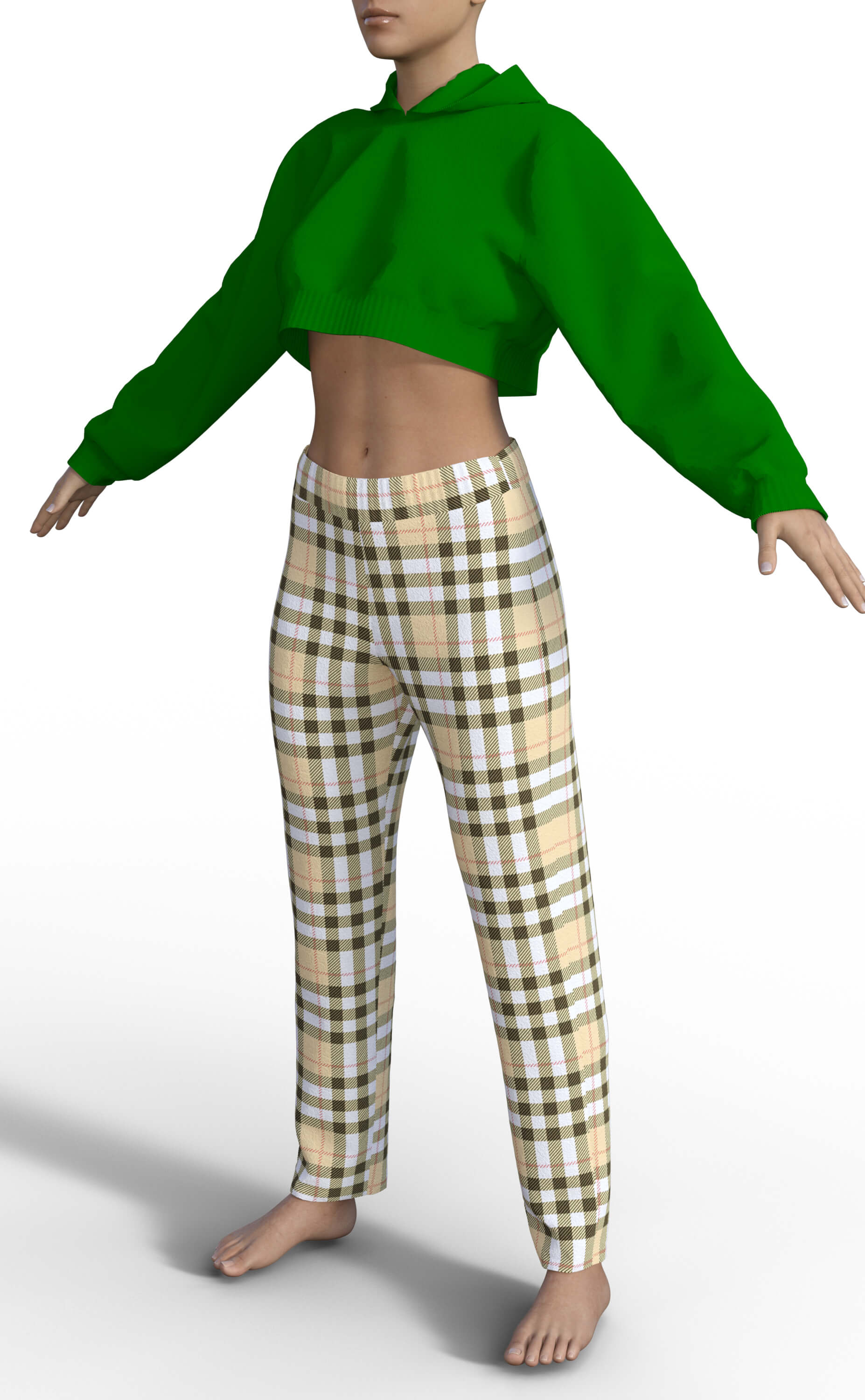 Cozzy Pants With Short Hoodie for Genesis 8 Female - Daz Content by RN95