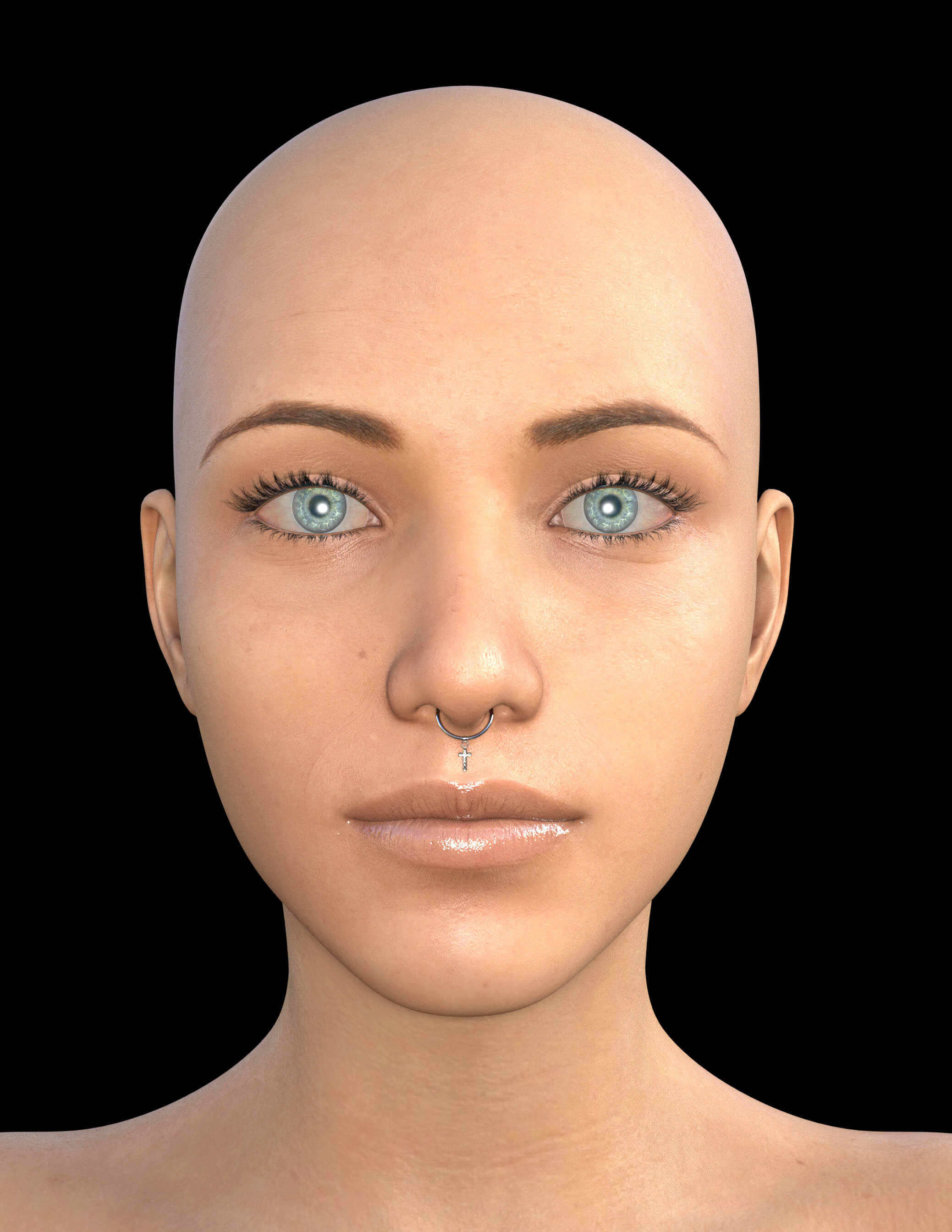 Cross Septum With 2 Colors for Genesis 8 Female - Daz Content by RN95