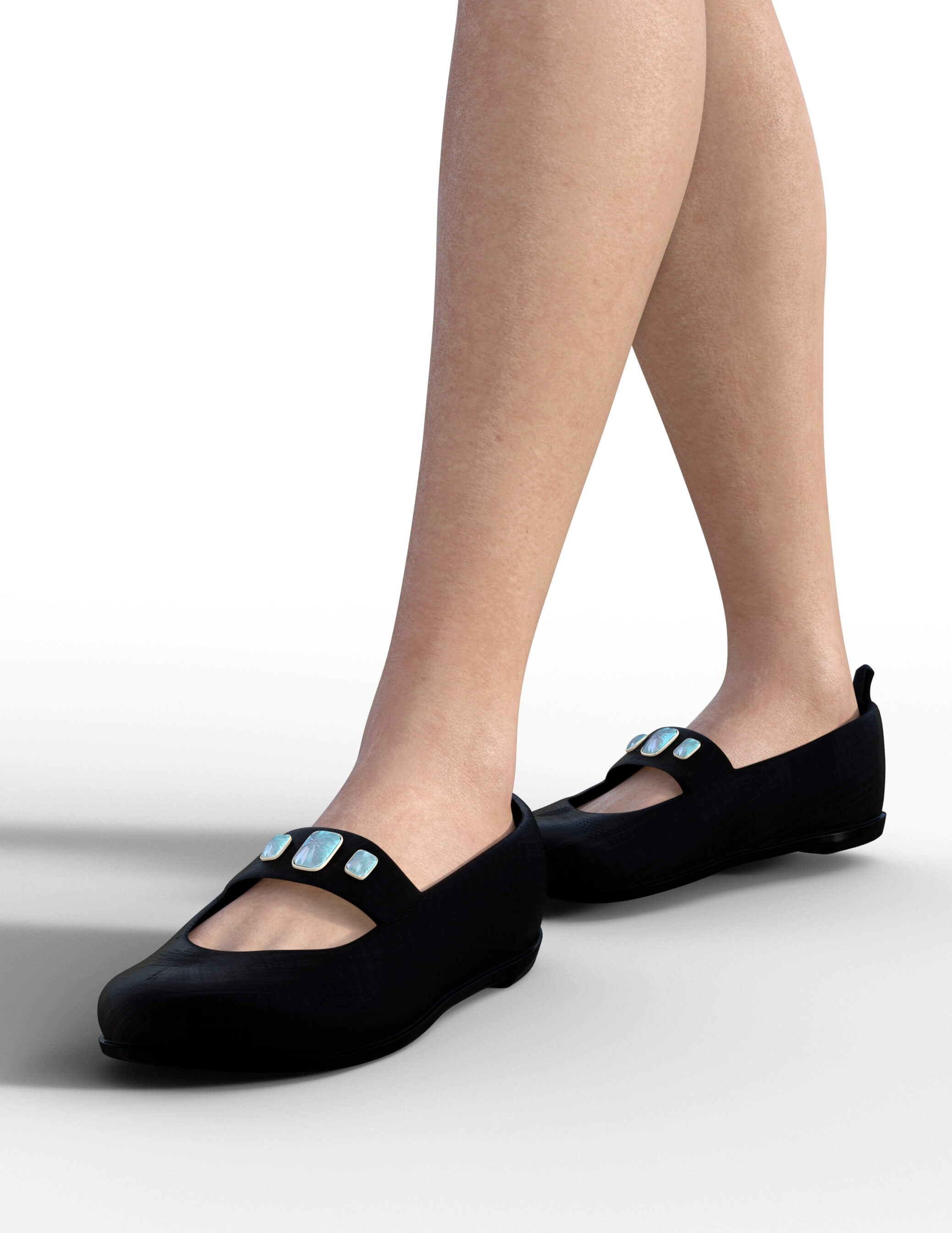 Cute Ballerina Type Shoes for Genesis 8 Female - Daz Content by RN95