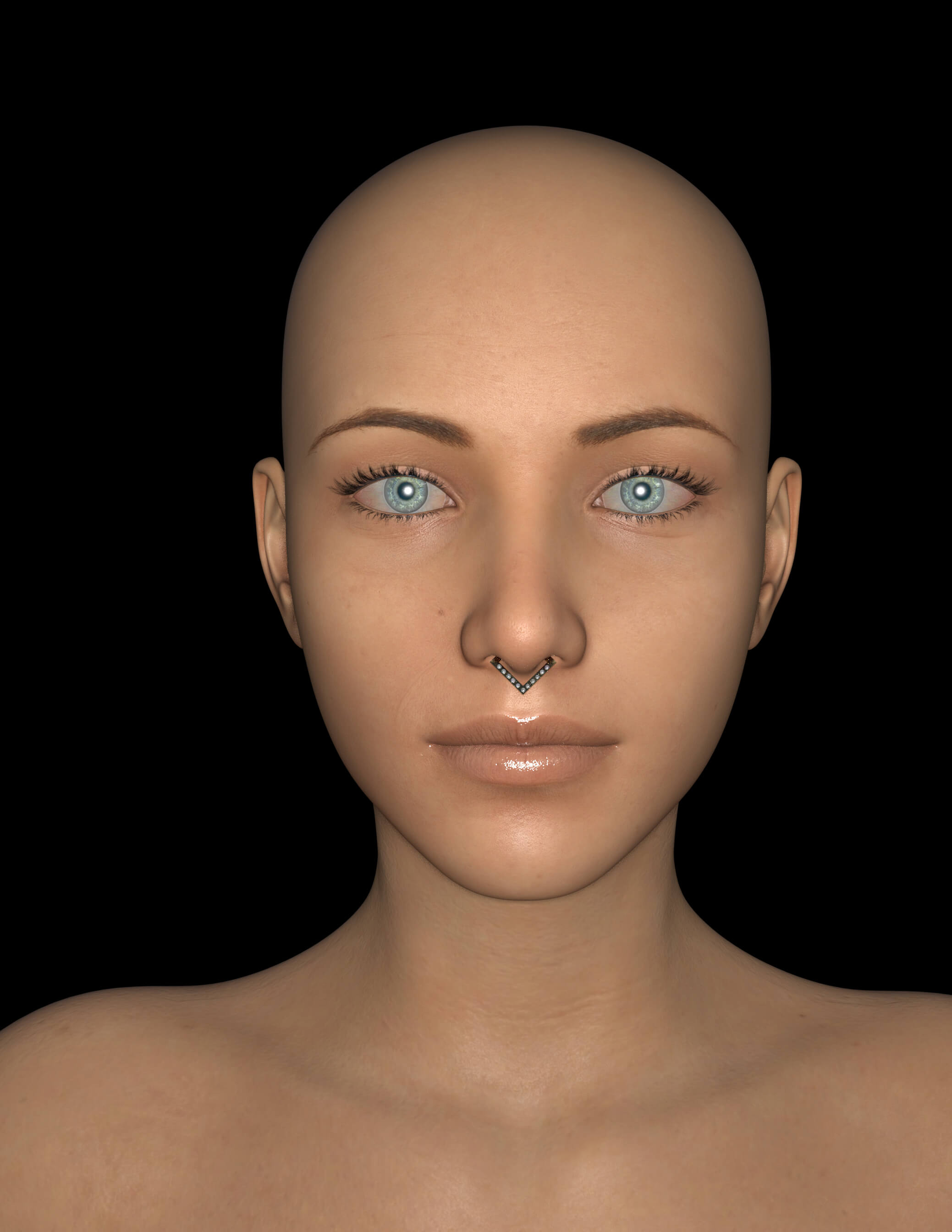 Diamond Septum in 5 Colors for Genesis 8 Female - Daz Content by RN95