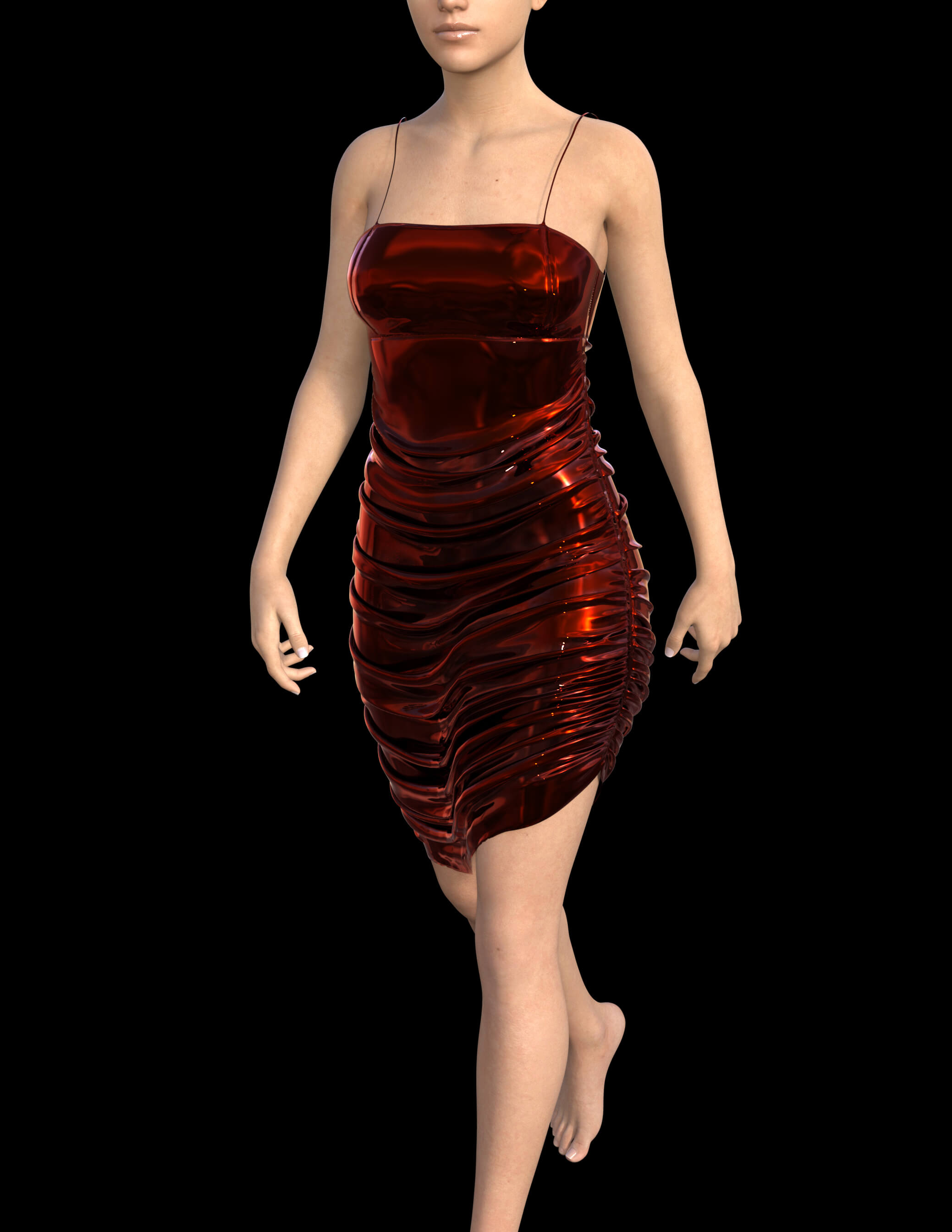 Elegant Foldy Dress for Genesis 8 Female - Daz Content by RN95