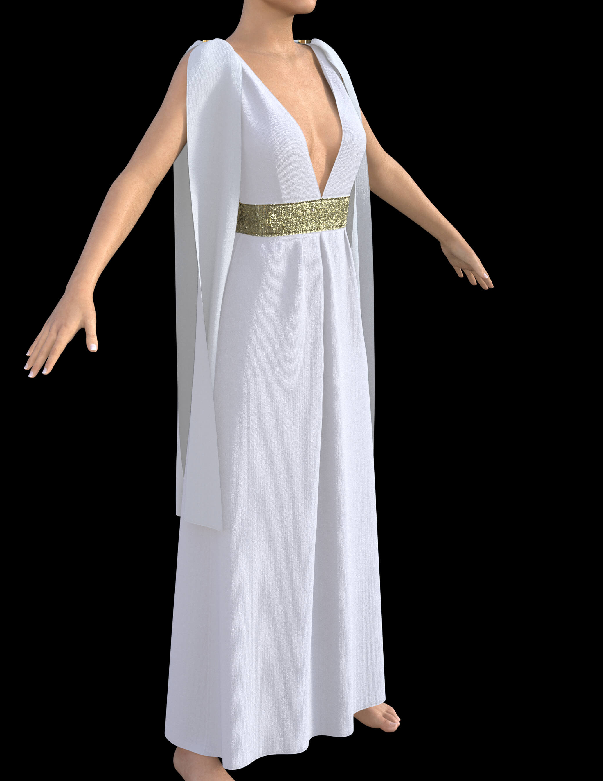 Elysian Greek Dress for Genesis 8 Female - Daz Content by RN95