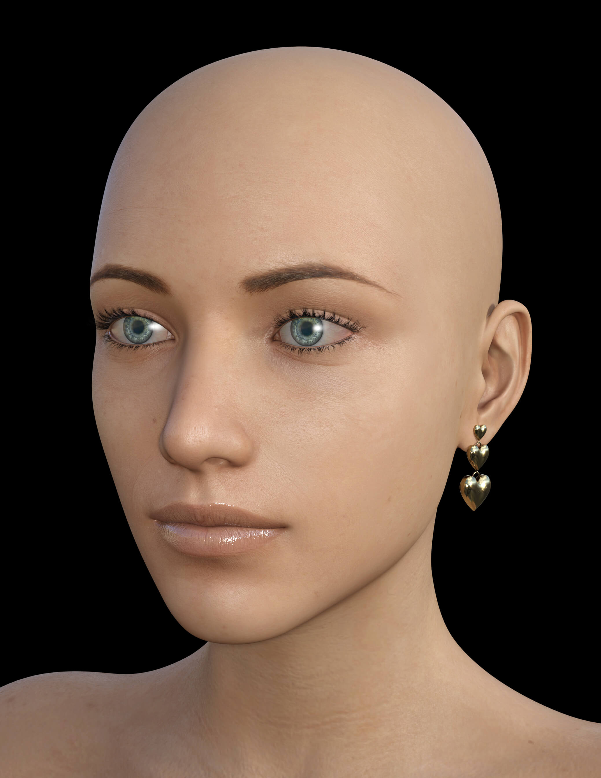 5 Earring Collection for Genesis 8 Female by RN95
