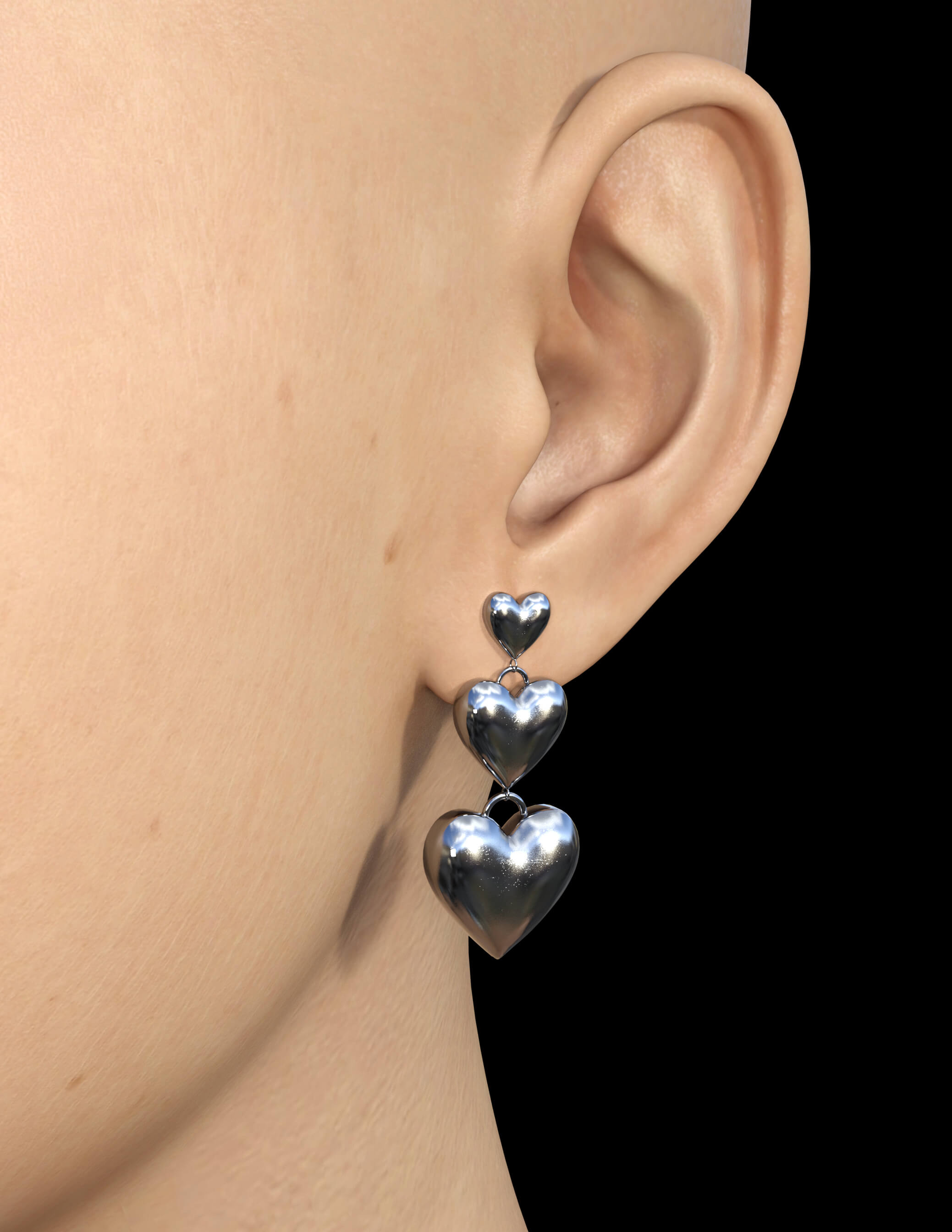 5 Earring Collection for Genesis 8 Female by RN95