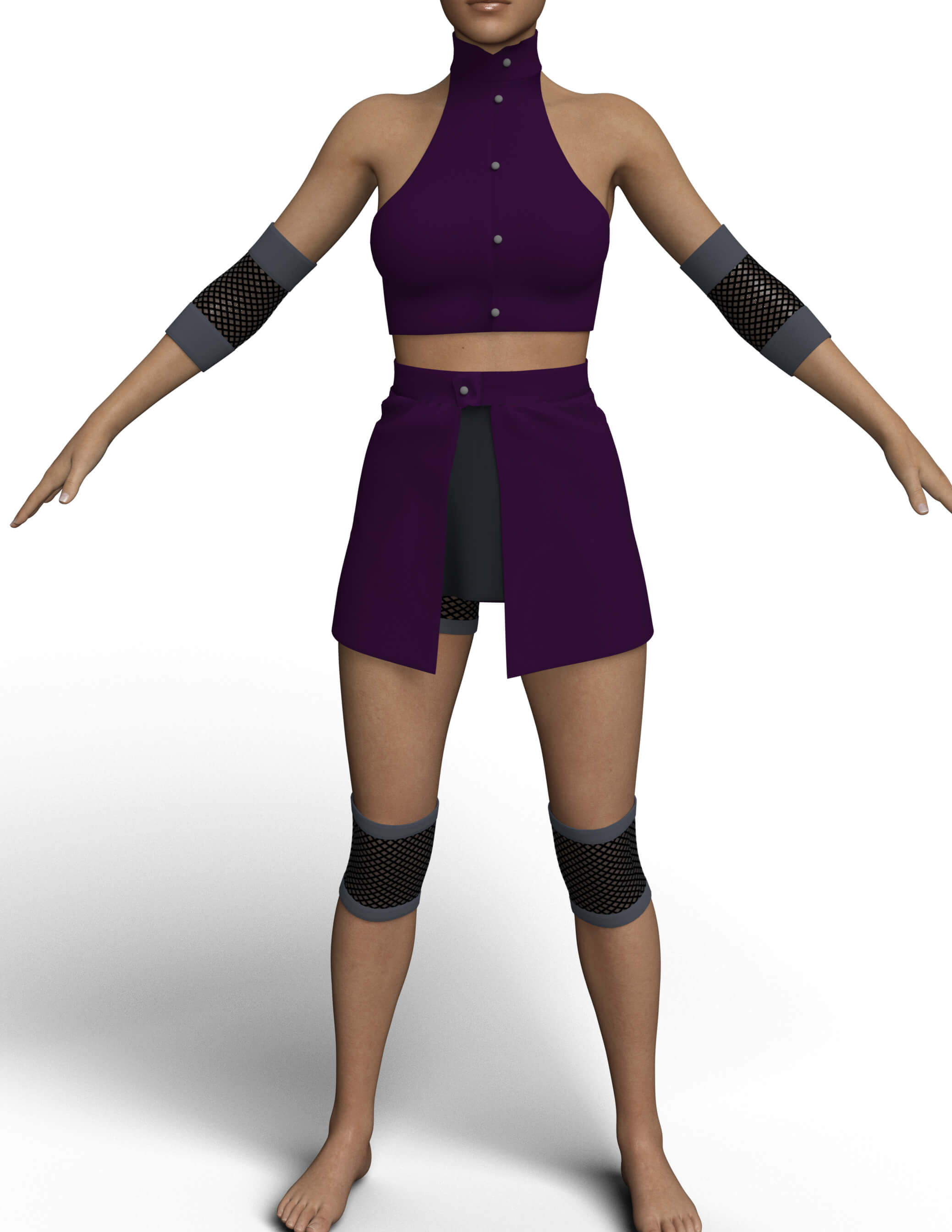 Ino Cosplay Outfit for Genesis 8 Female - Daz Content by RN95
