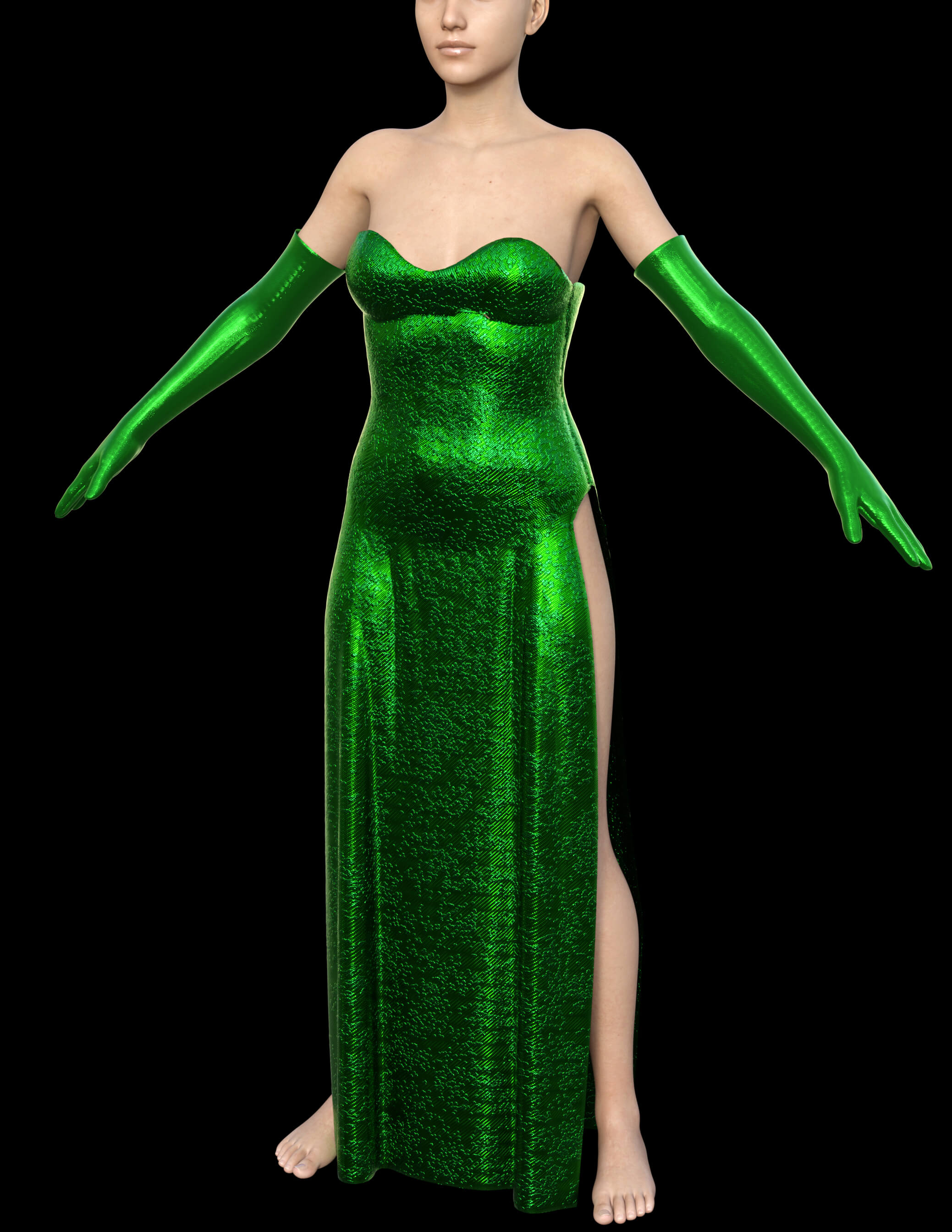 Long Elegant Dress for Genesis 8 Female - Daz Content by RN95