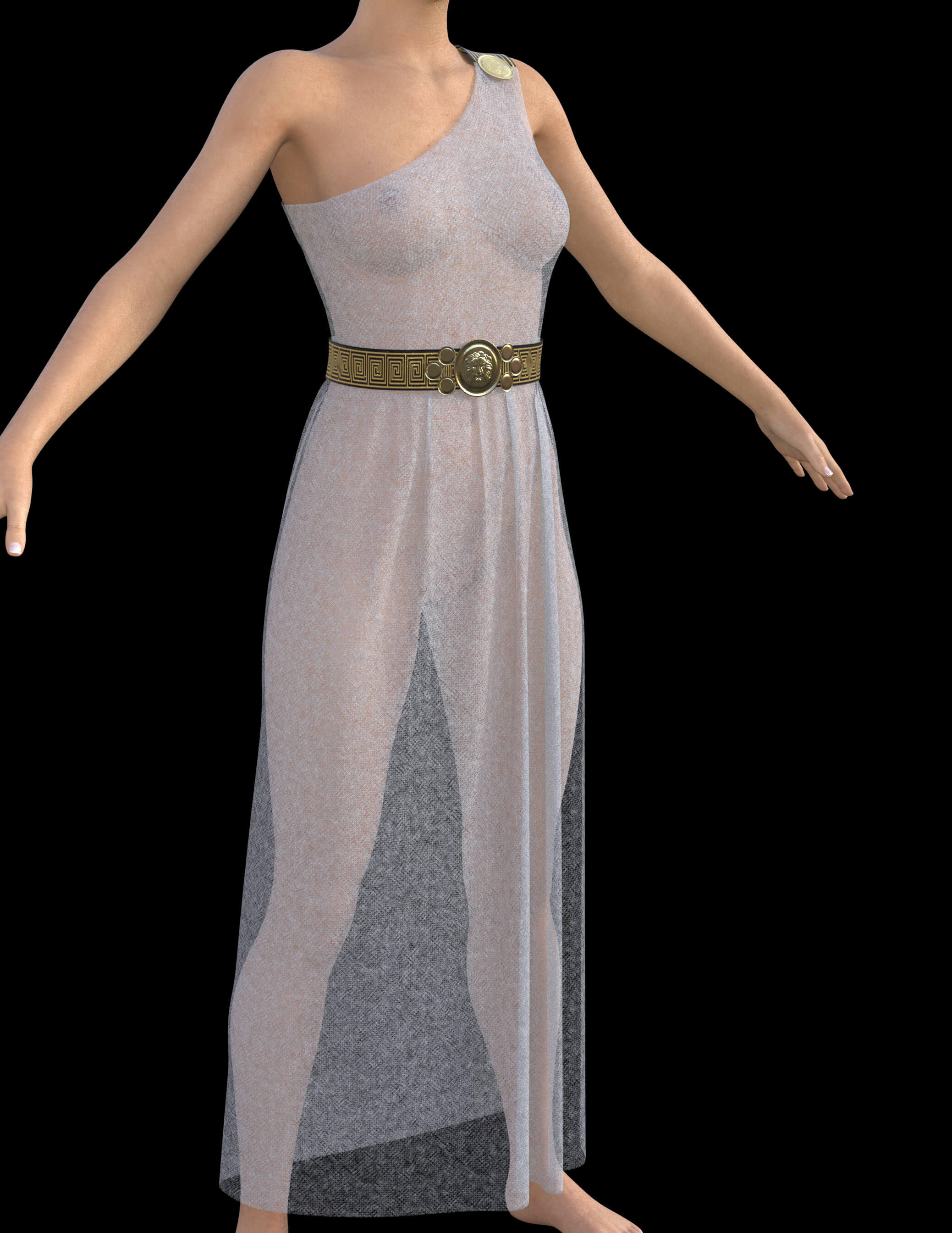 Long Greek Dress for Genesis 8 Female - Daz Content by RN95