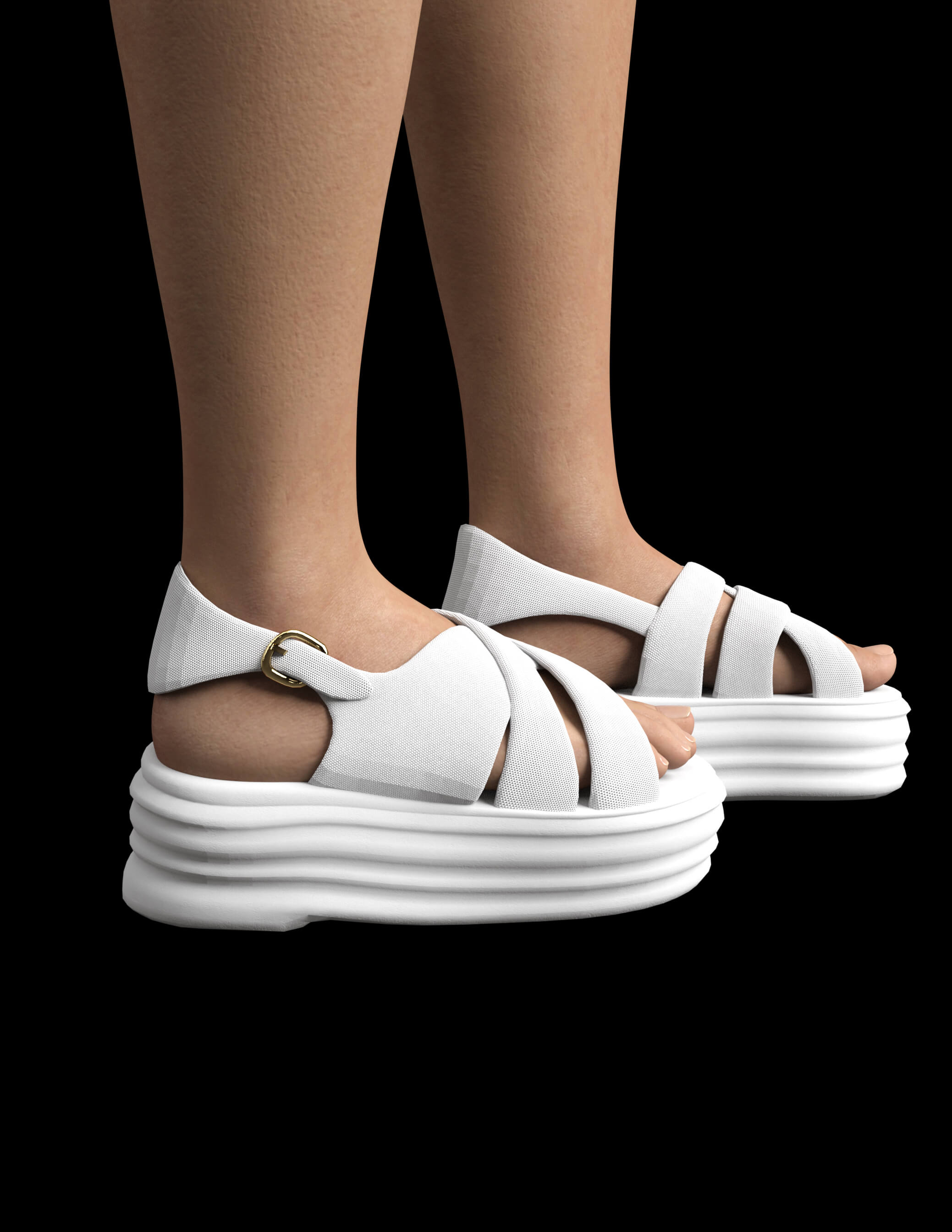 Oversized Sandals for Genesis 8 Female - Daz Content by RN95