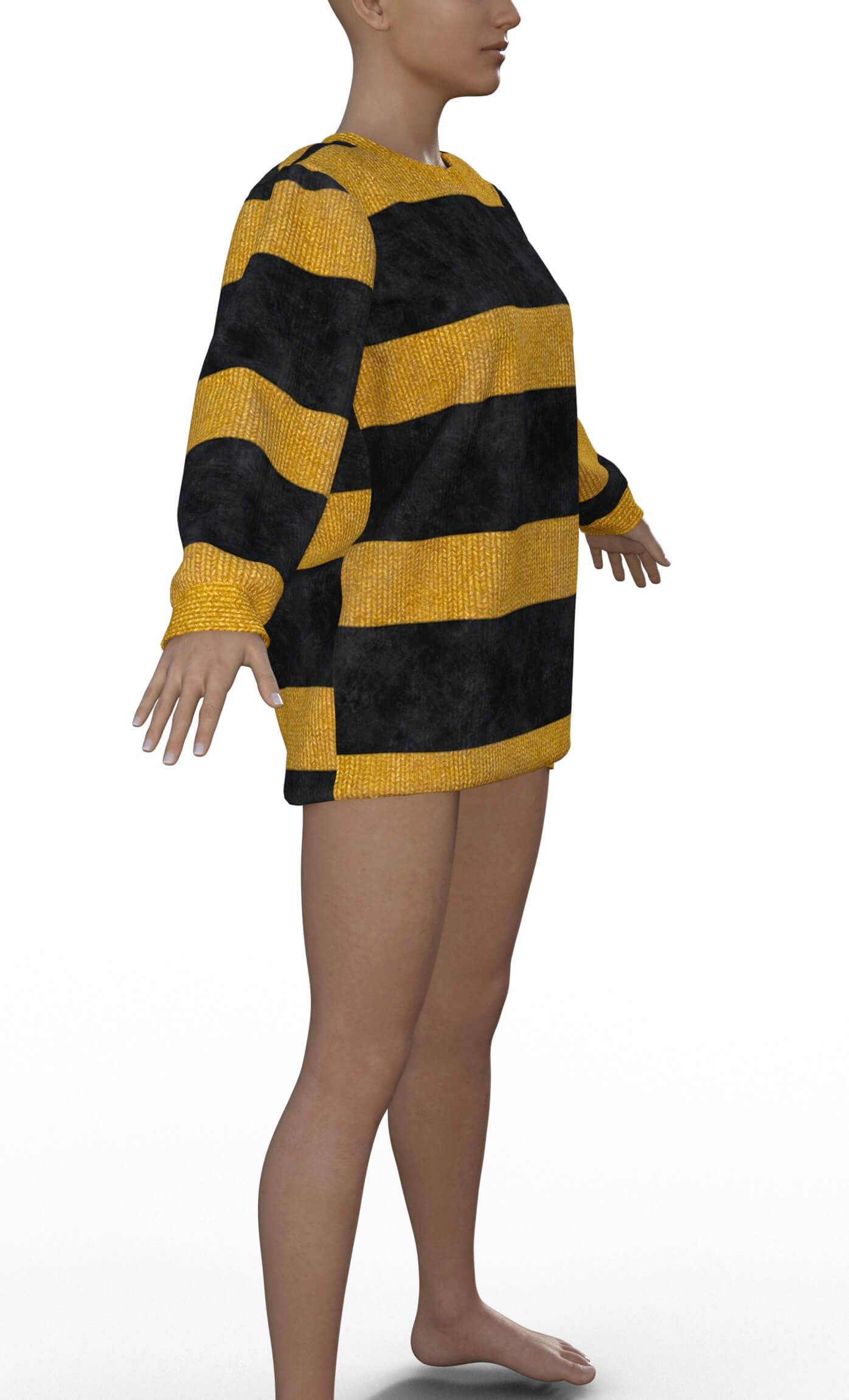 Oversized Sweater for Genesis 8 Female - Daz Content by RN95