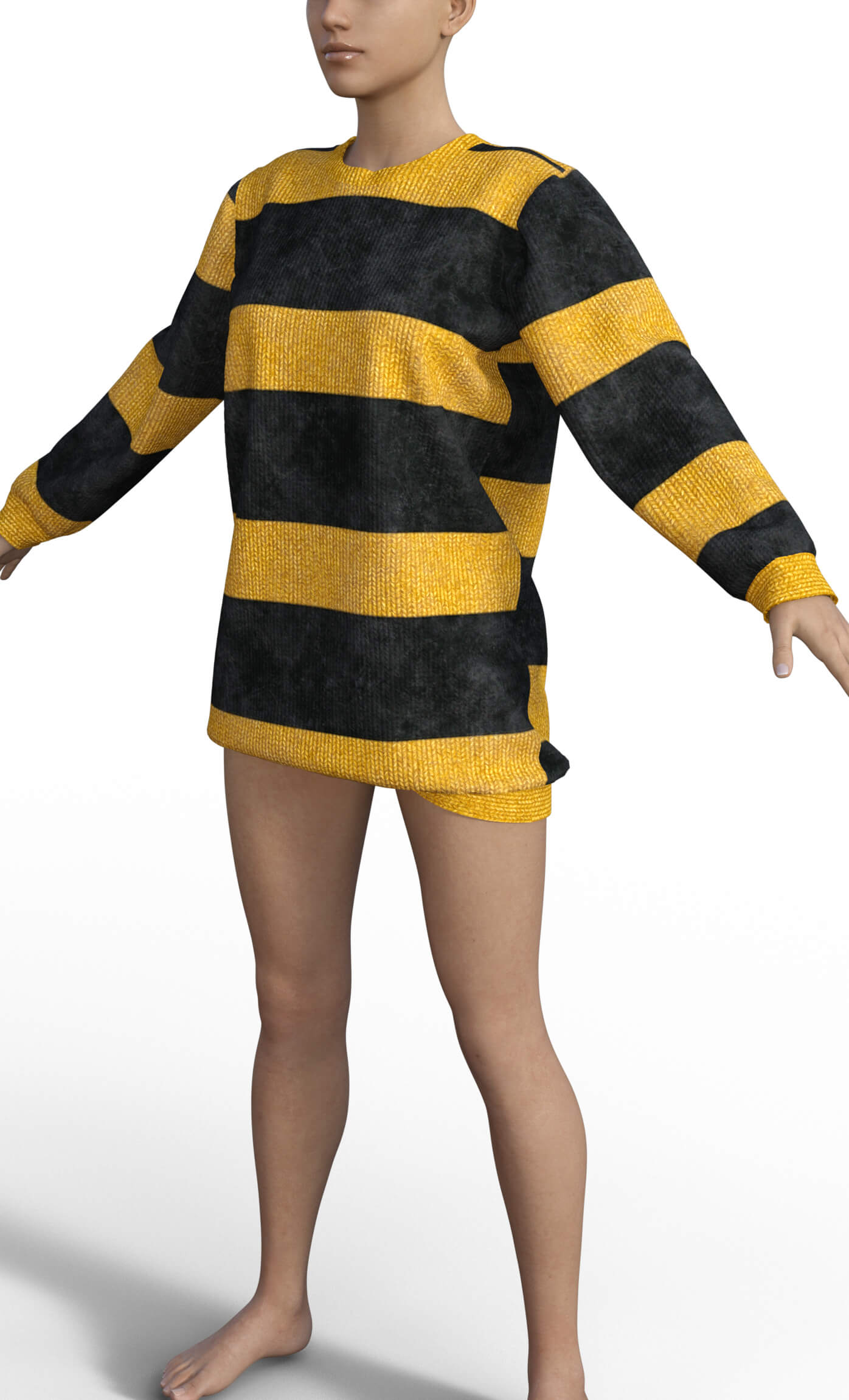 Oversized Sweater for Genesis 8 Female - Daz Content by RN95
