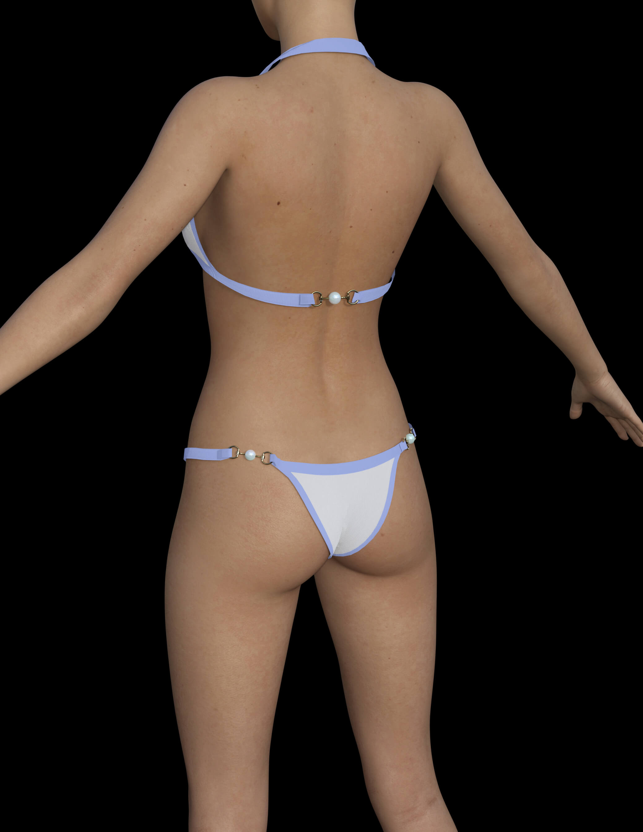 Pearl Bikini for Genesis 8 Female - Daz Content by RN95