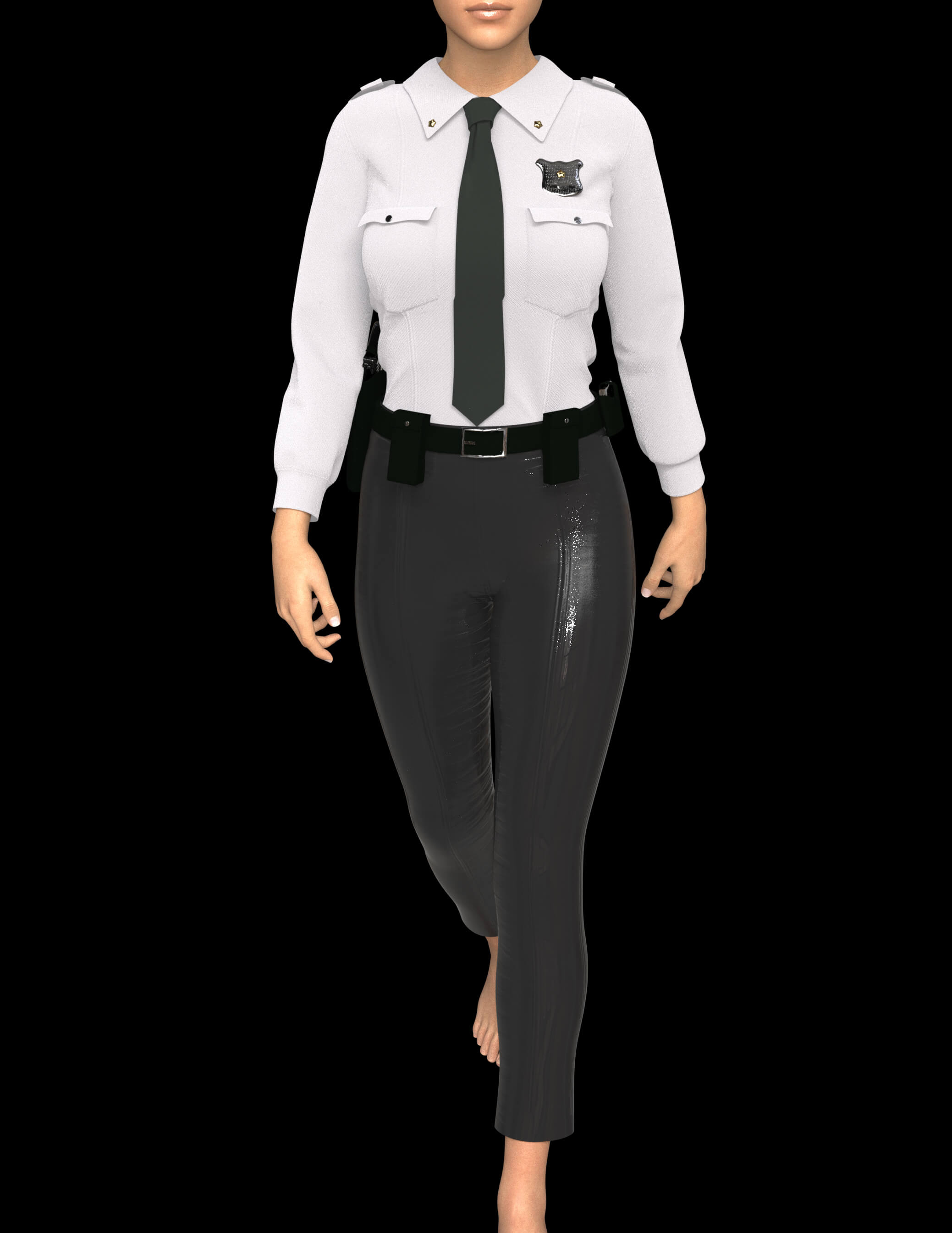 Police Uniform in 6 Colors for Genesis 8 Female - Daz Content by RN95