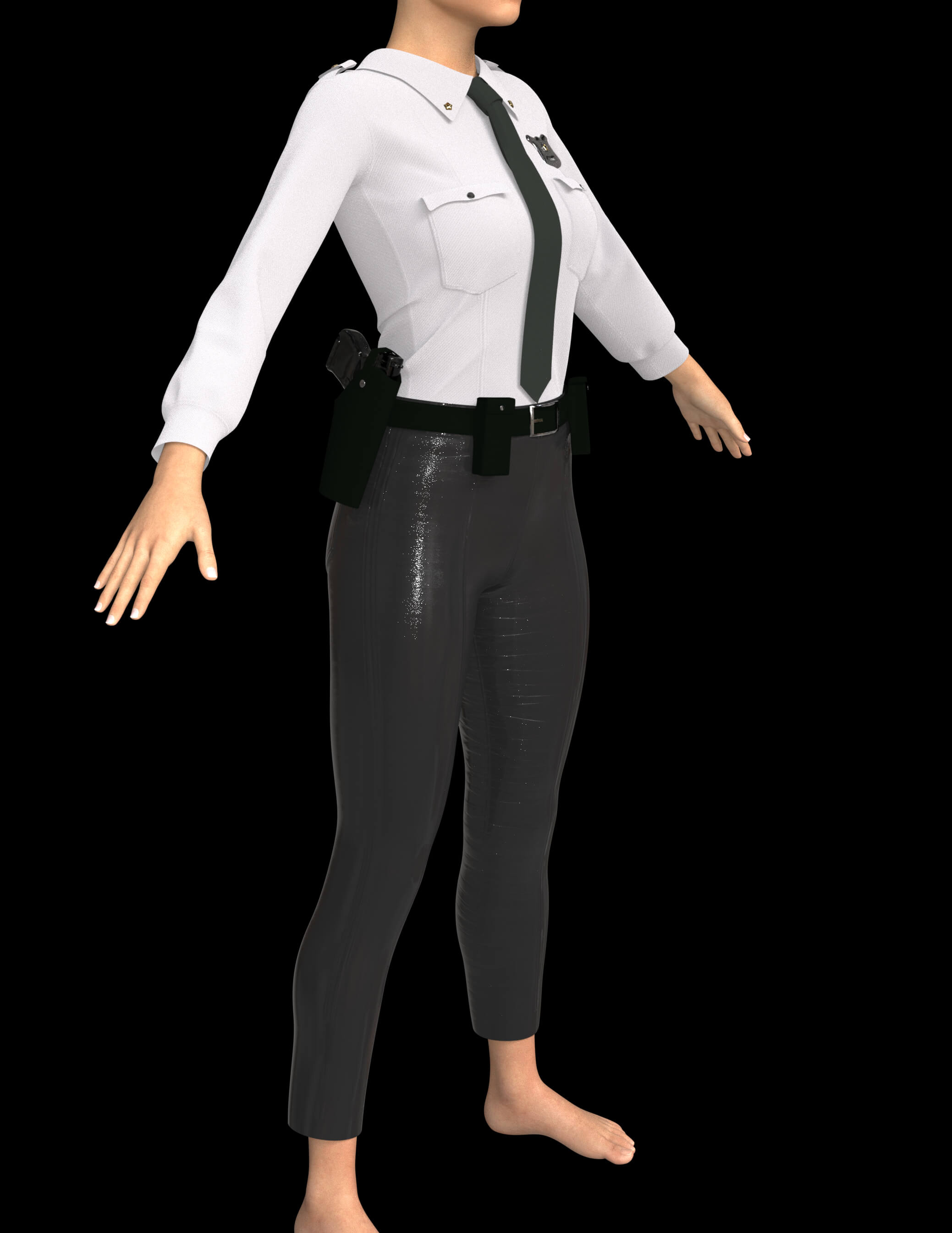 Police Uniform in 6 Colors for Genesis 8 Female - Daz Content by RN95