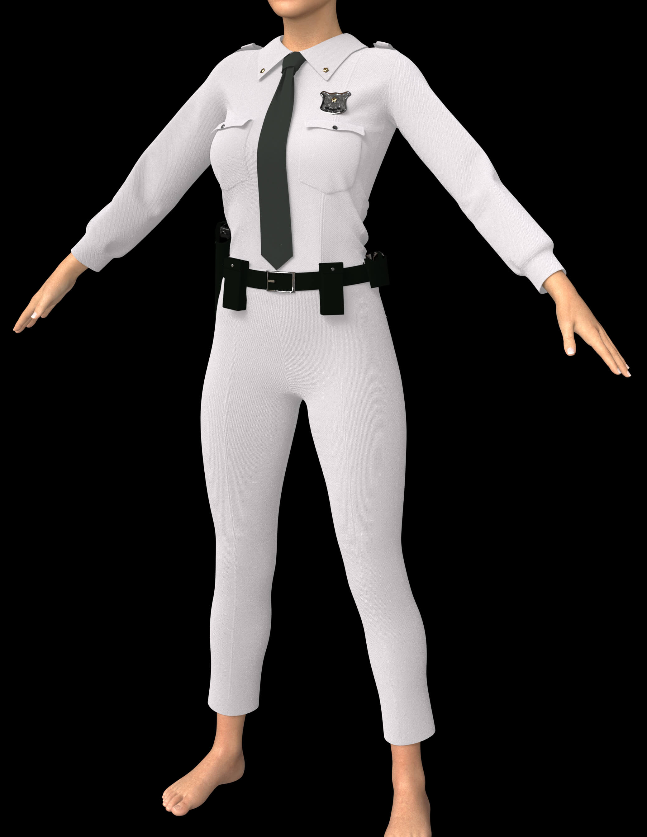 Police Uniform in 6 Colors for Genesis 8 Female - Daz Content by RN95