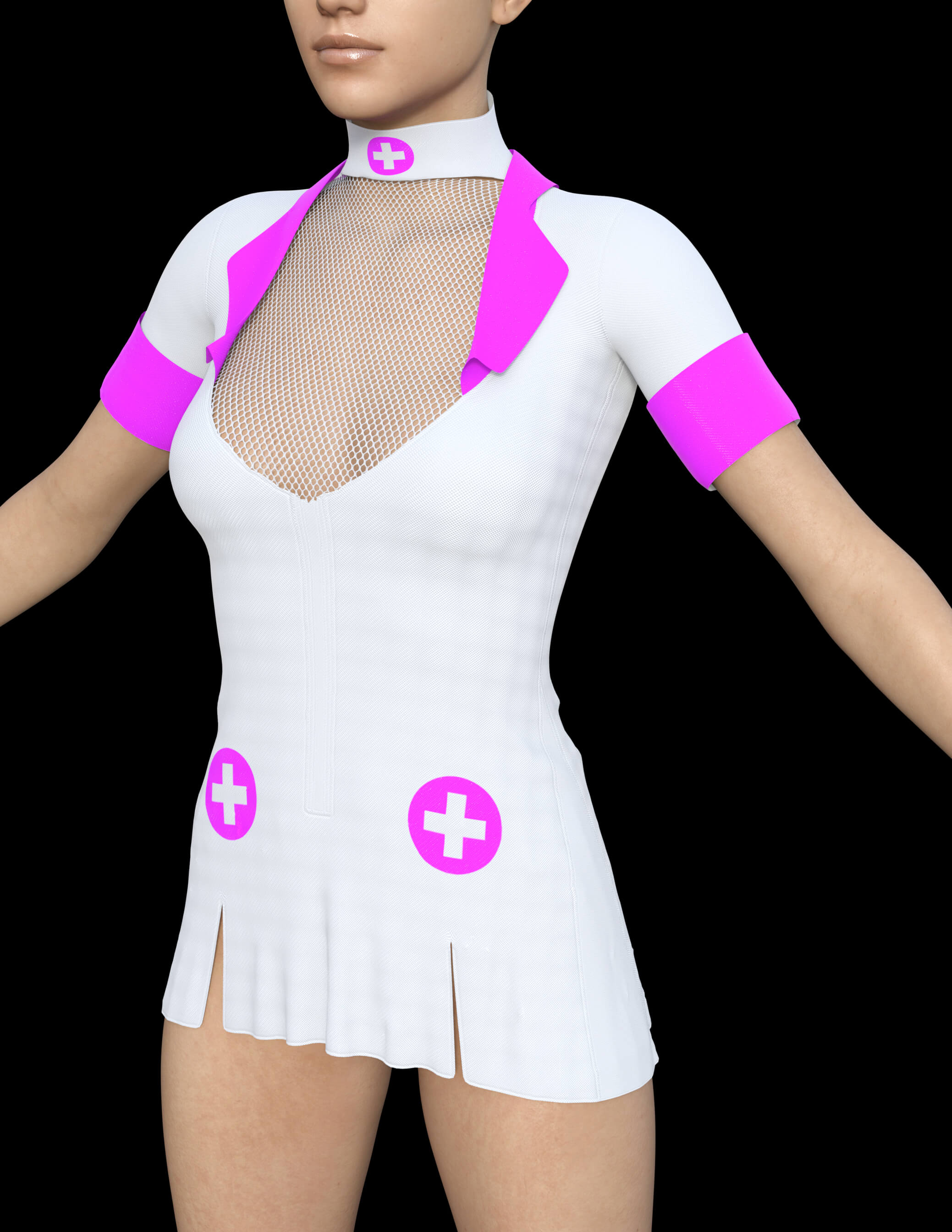 Revealing Nurse Outfit for Genesis 8 Female - Daz Content by RN95