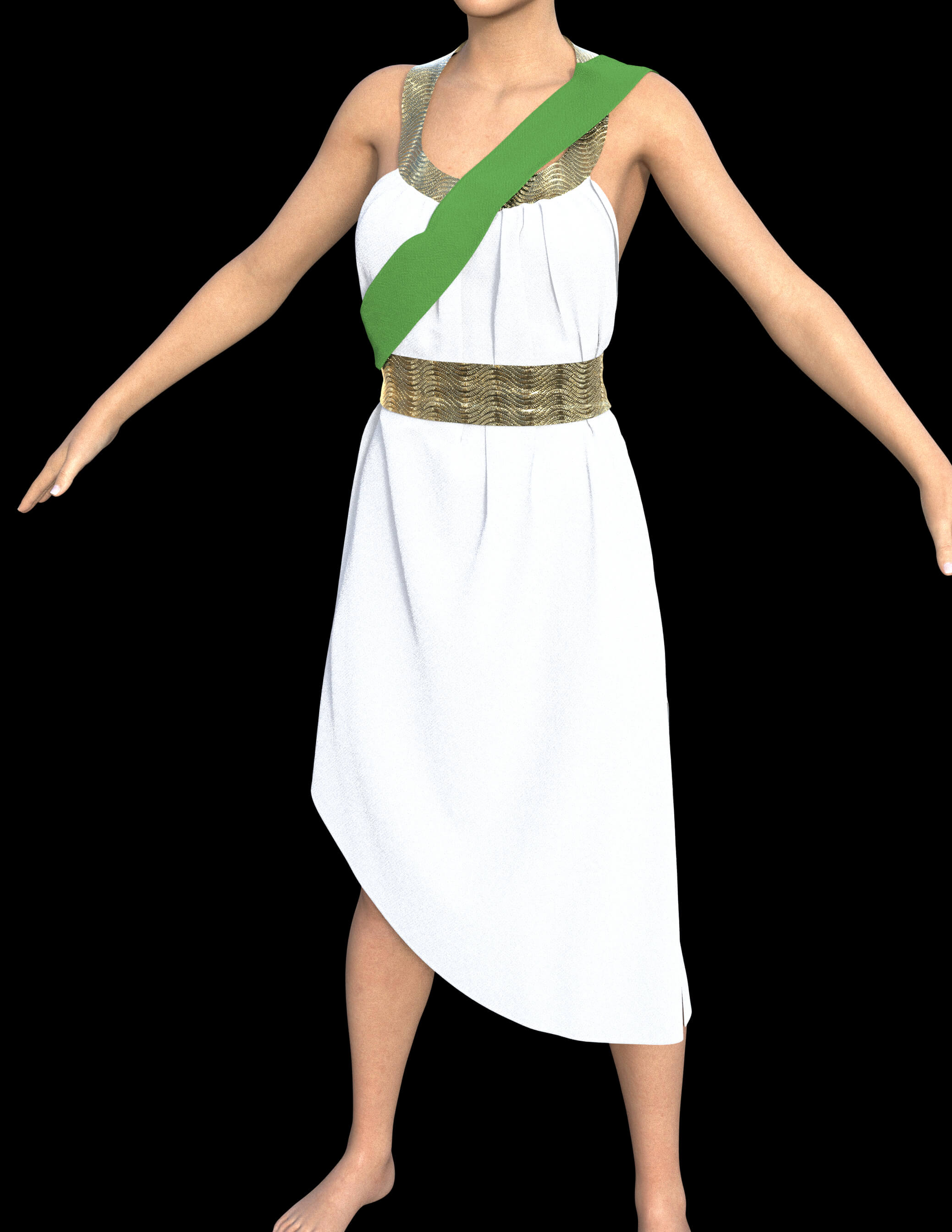 Roman Noble Tunic for Genesis 8 Female - Daz Content by RN95